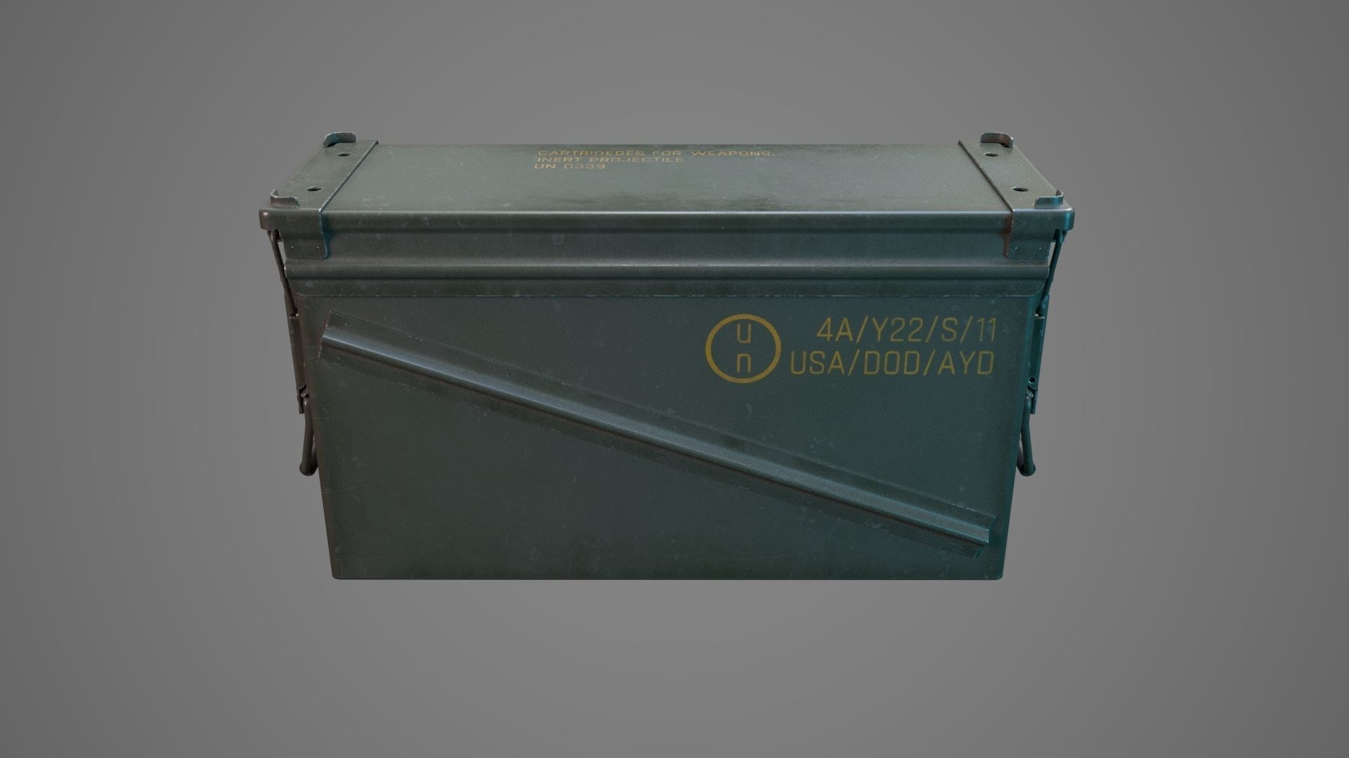 PA120 40mm Ammo Can HQ 3D model | CGTrader