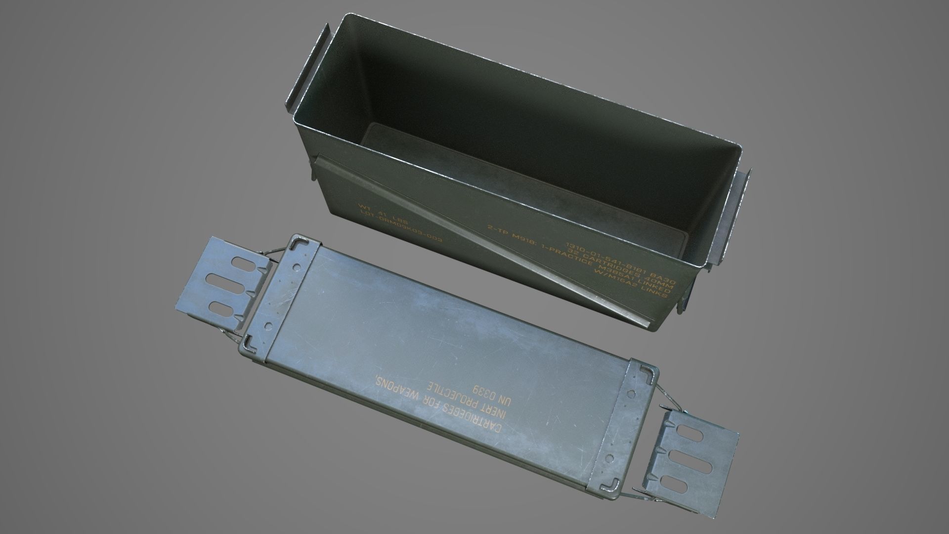PA120 40mm Ammo Can HQ 3D model | CGTrader