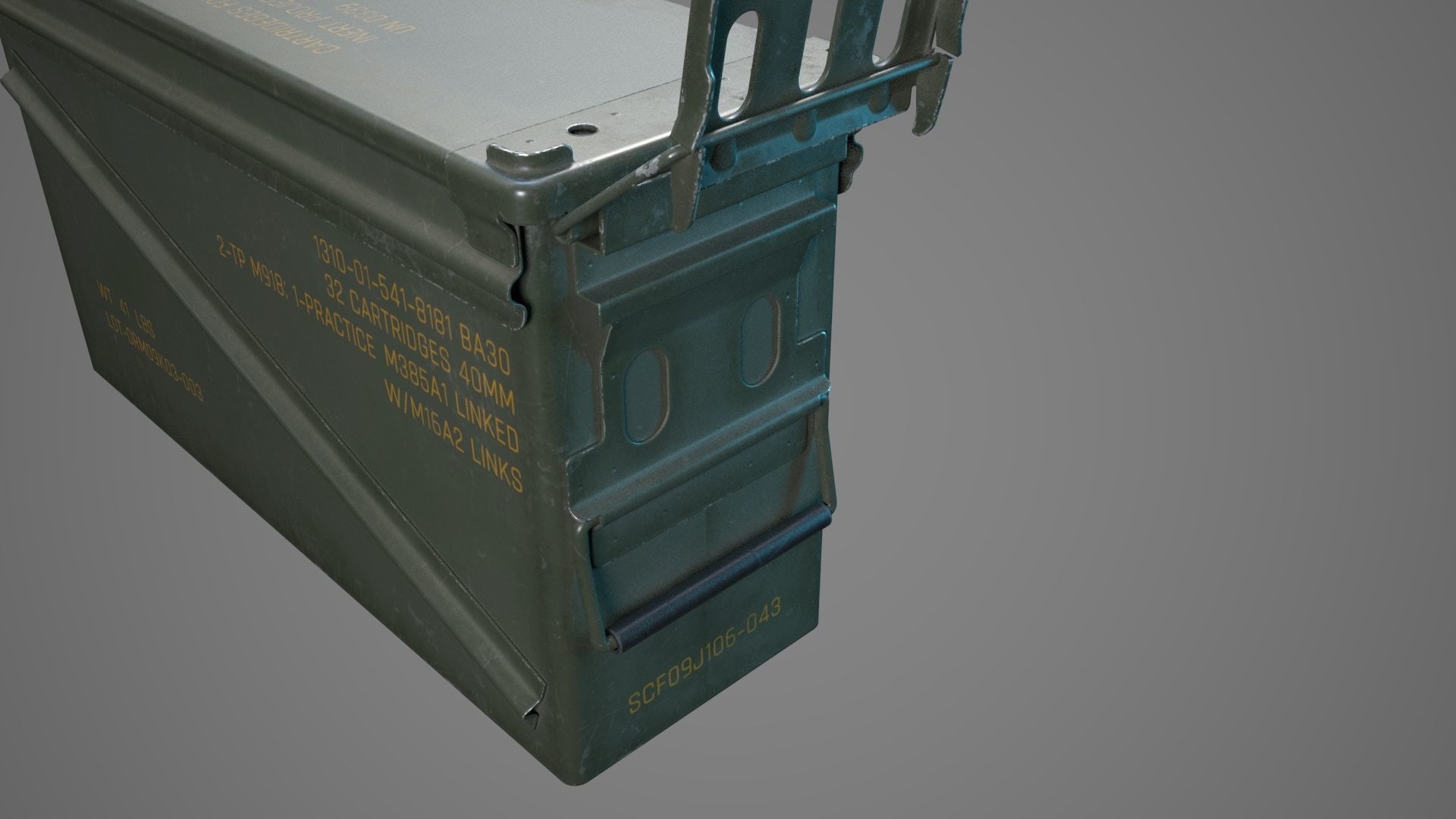 PA120 40mm Ammo Can HQ 3D model | CGTrader