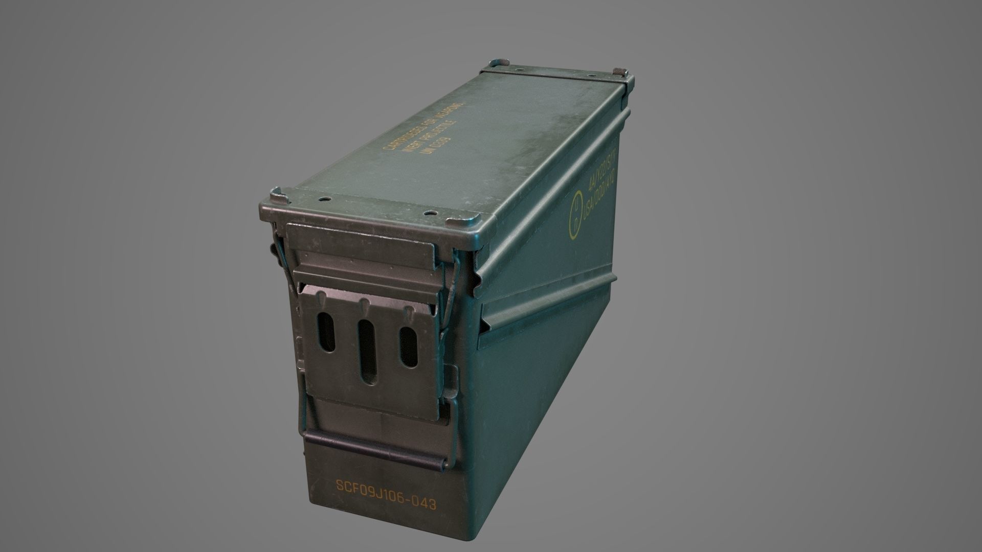 PA120 40mm Ammo Can HQ 3D model | CGTrader