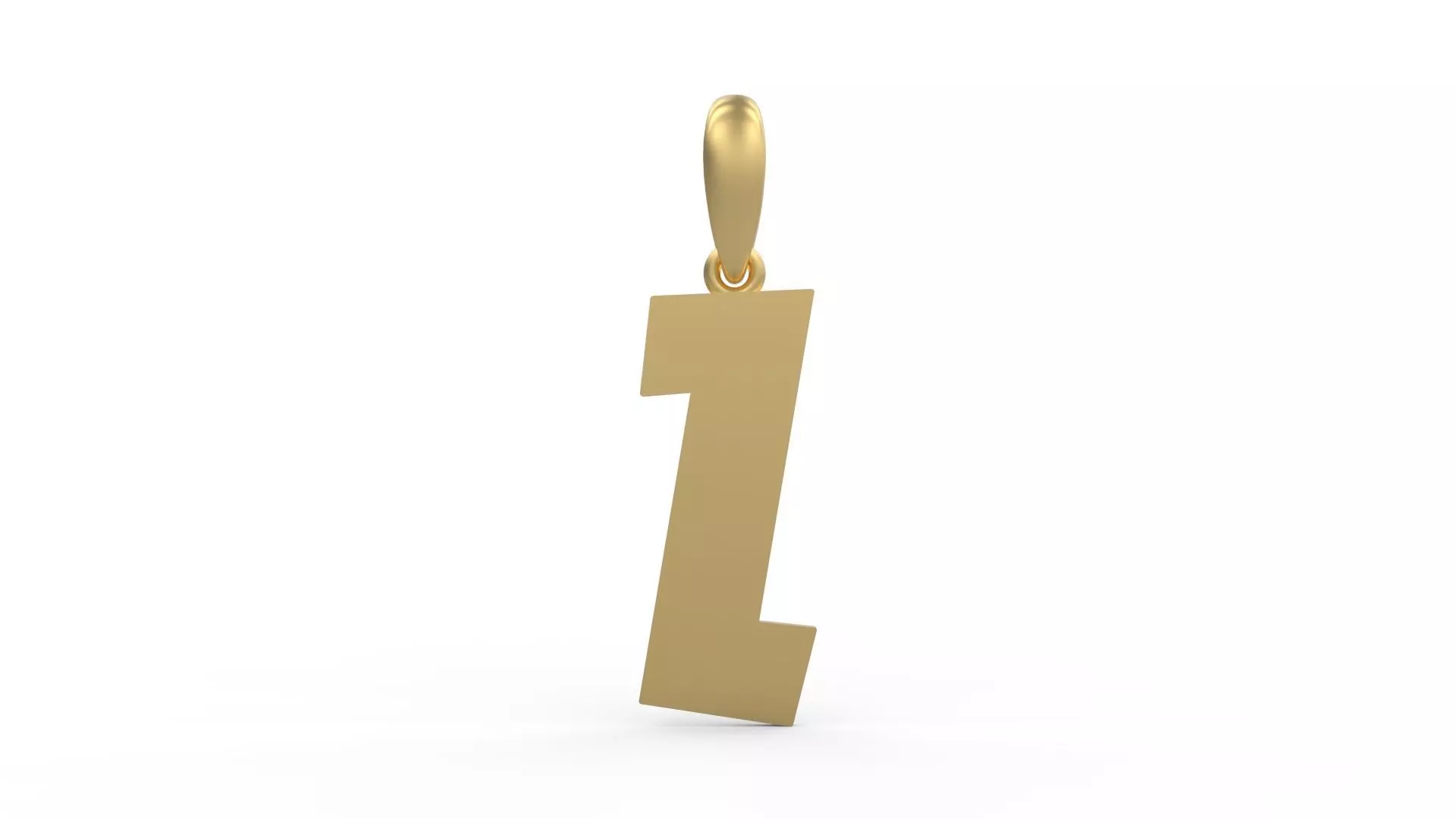 Initial Letters Pendant Jack Stanislav Z 3D model 3D printable | CGTrader