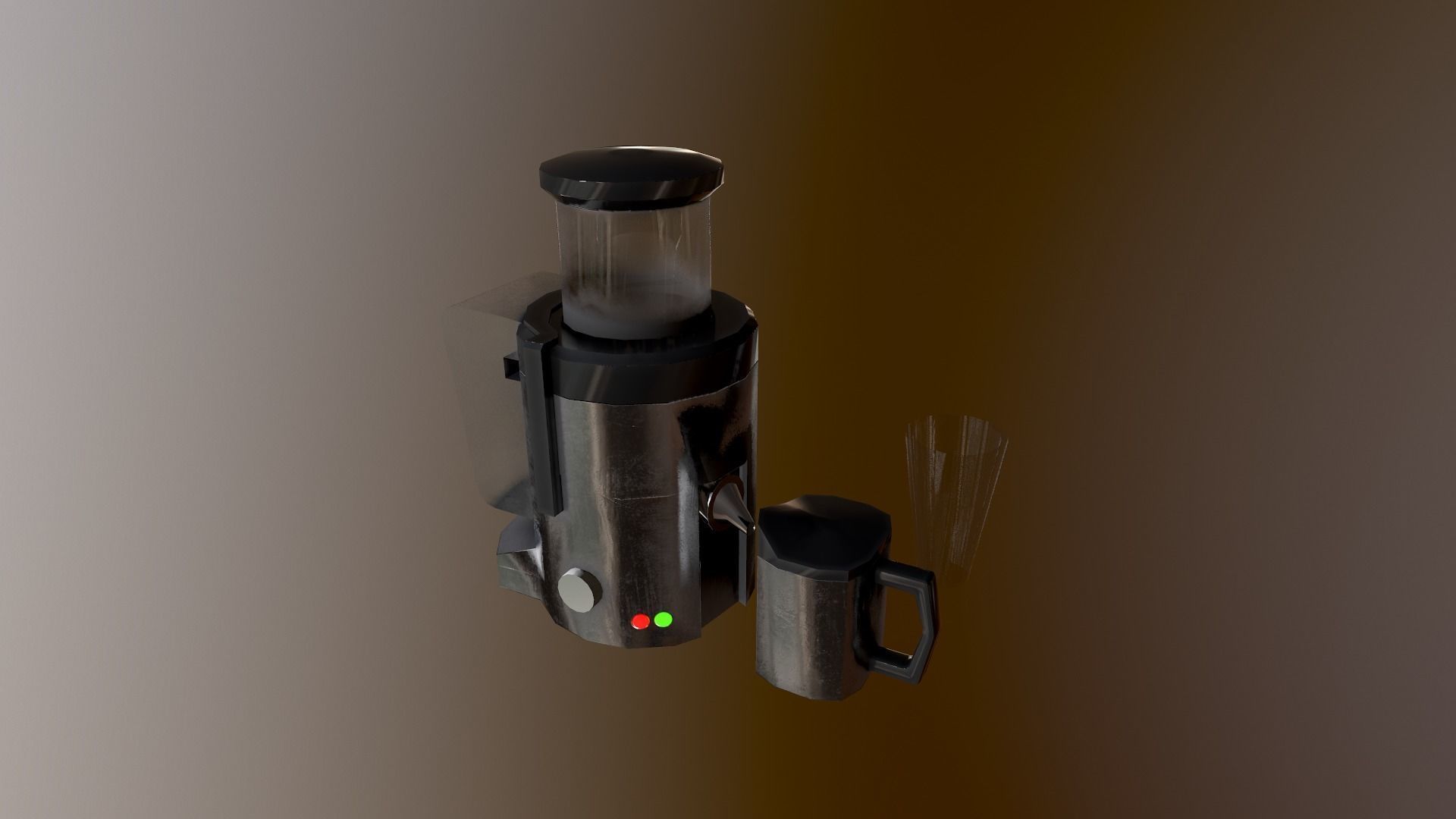 Low Poly Smoothie Blender free VR / AR / low-poly 3D model | CGTrader