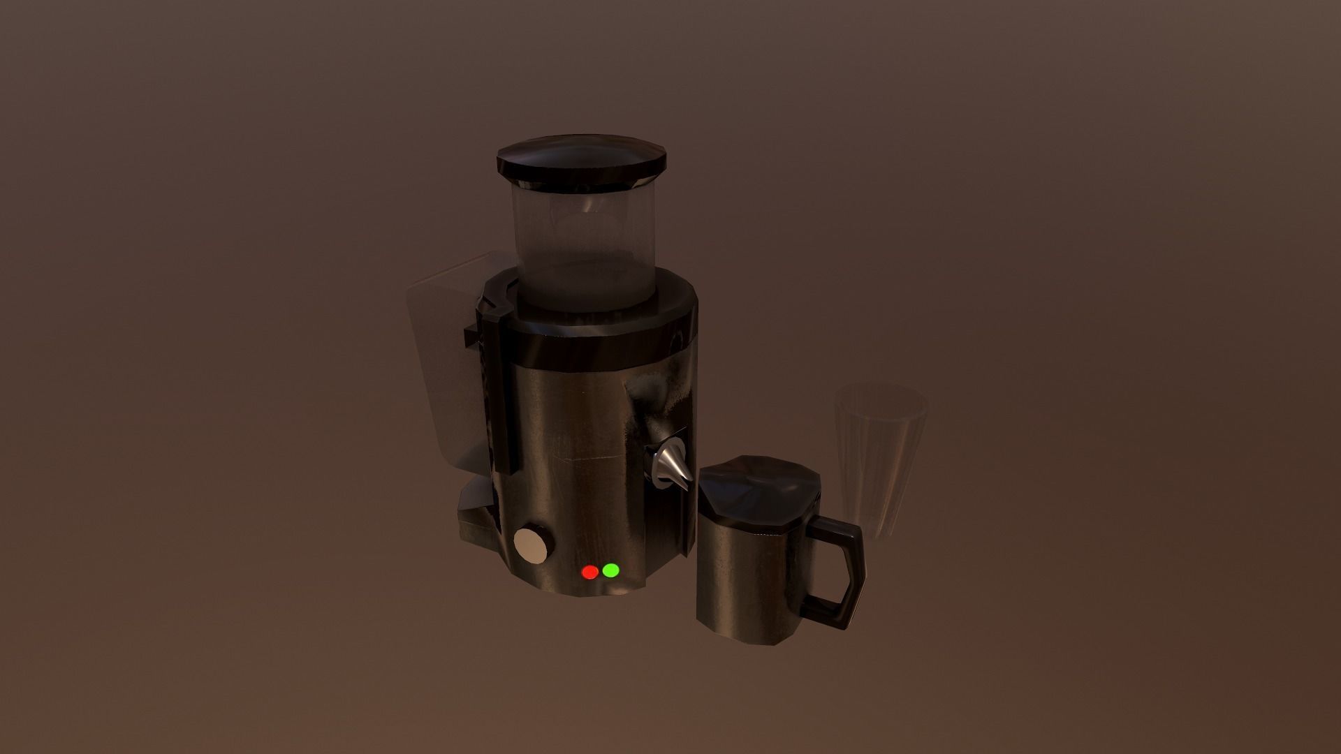 Low Poly Smoothie Blender free VR / AR / low-poly 3D model | CGTrader