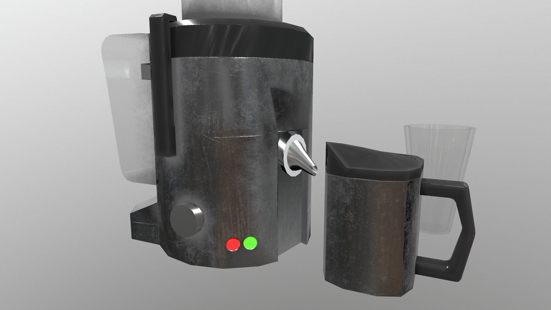 Low Poly Smoothie Blender free VR / AR / low-poly 3D model | CGTrader