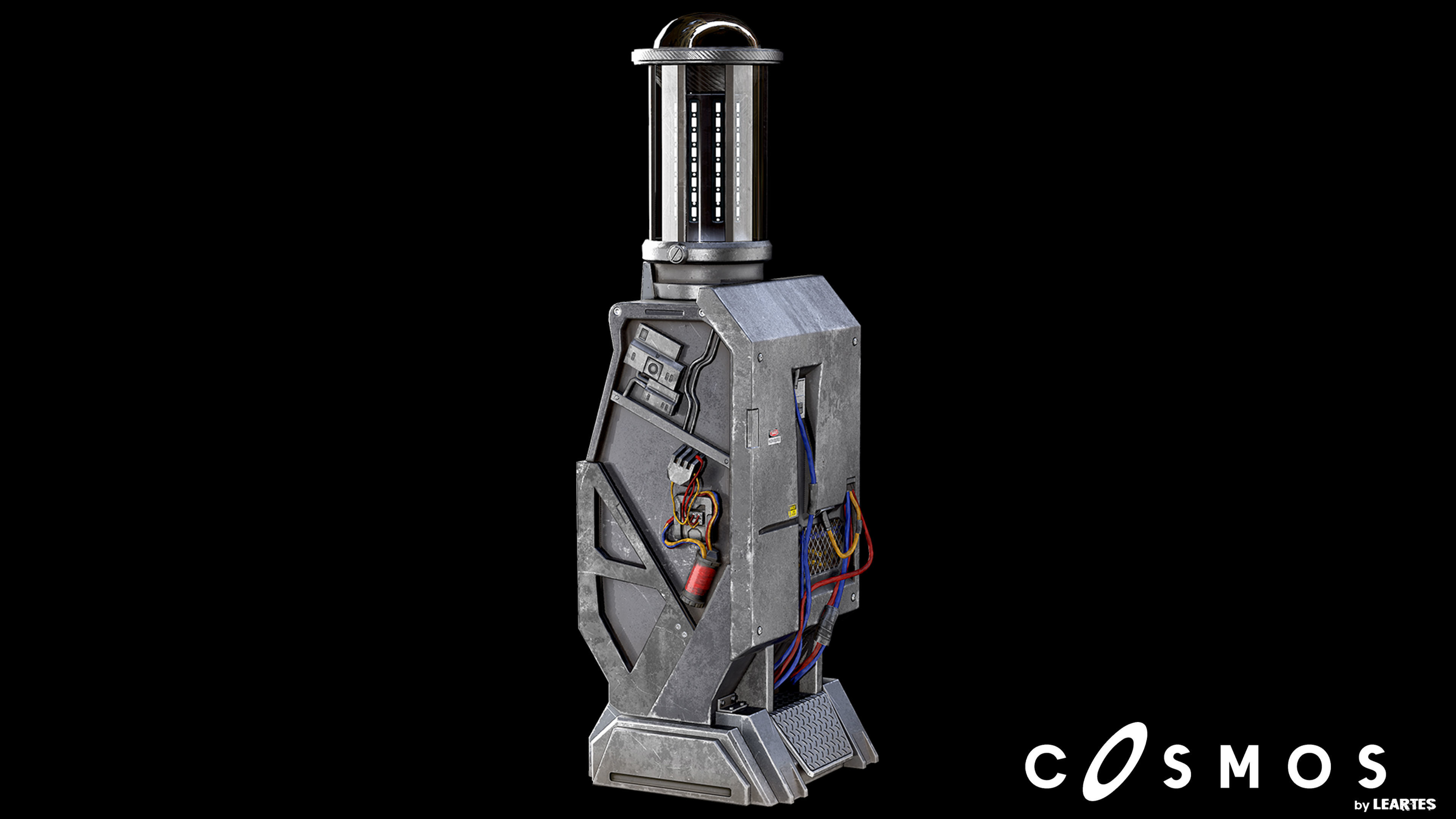 3D model Cyberpunk Street Light - 1 VR / AR / low-poly | CGTrader
