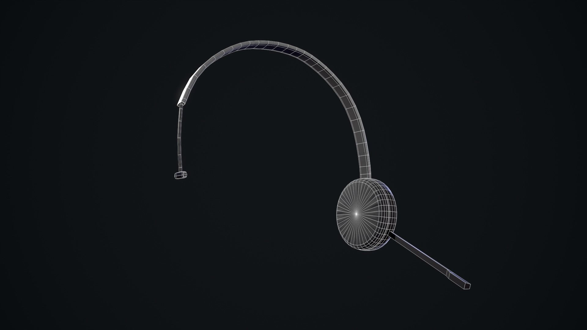 3D model Headphone call center VR / AR / low-poly | CGTrader