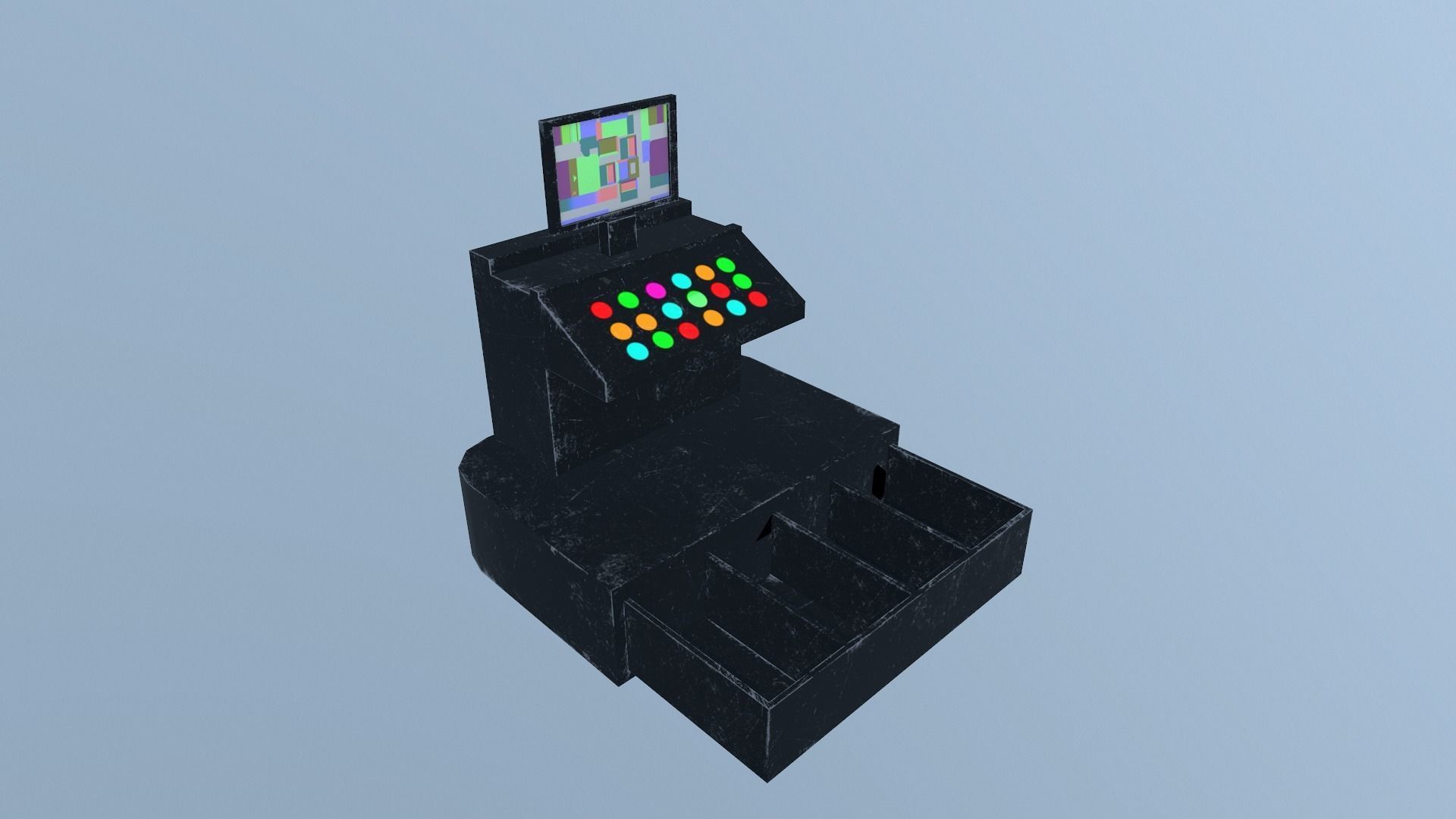 Low Poly Cash Register free VR / AR / low-poly 3D model | CGTrader