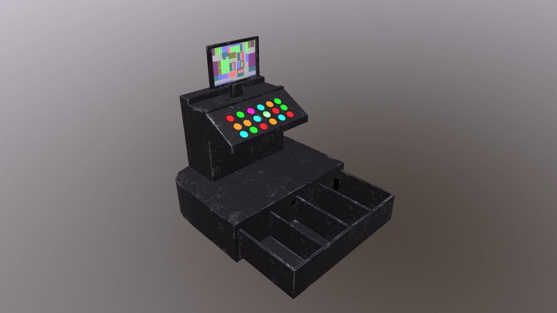 Low Poly Cash Register free VR / AR / low-poly 3D model | CGTrader