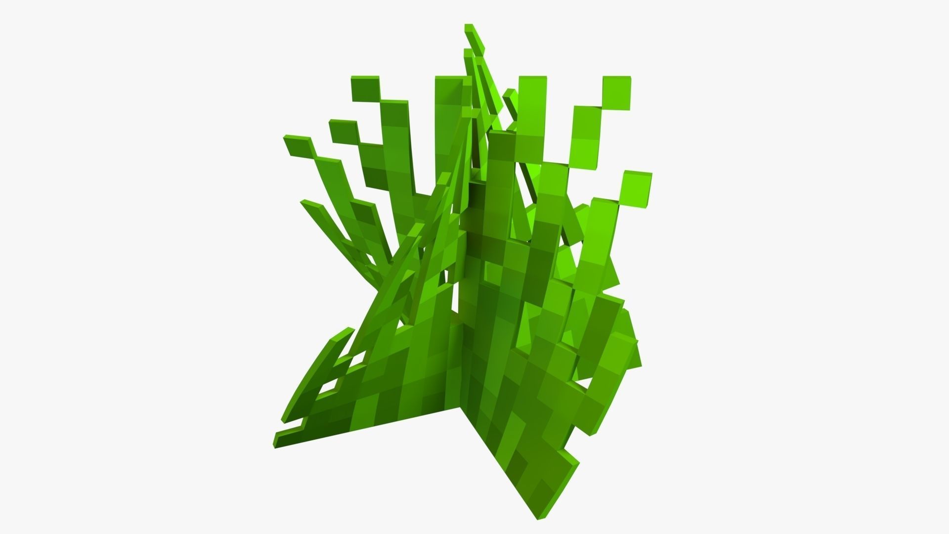 3D model Minecraft Grass VR / AR / low-poly | CGTrader