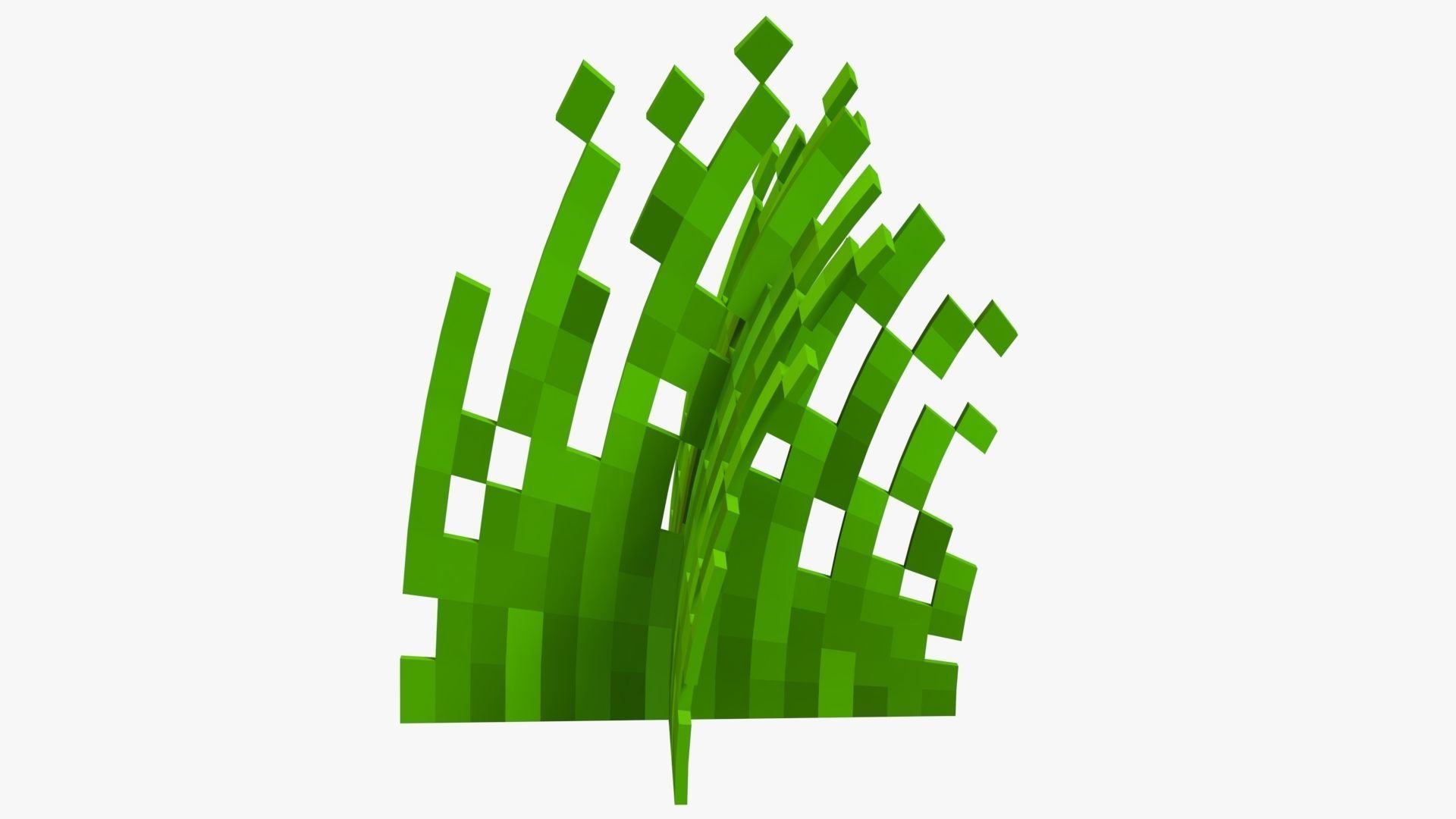 3D model Minecraft Grass VR / AR / low-poly | CGTrader