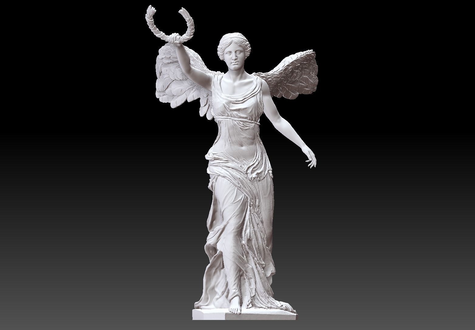 Winged Victory of Samothrace nike reconstruction 3D model 3D printable ...