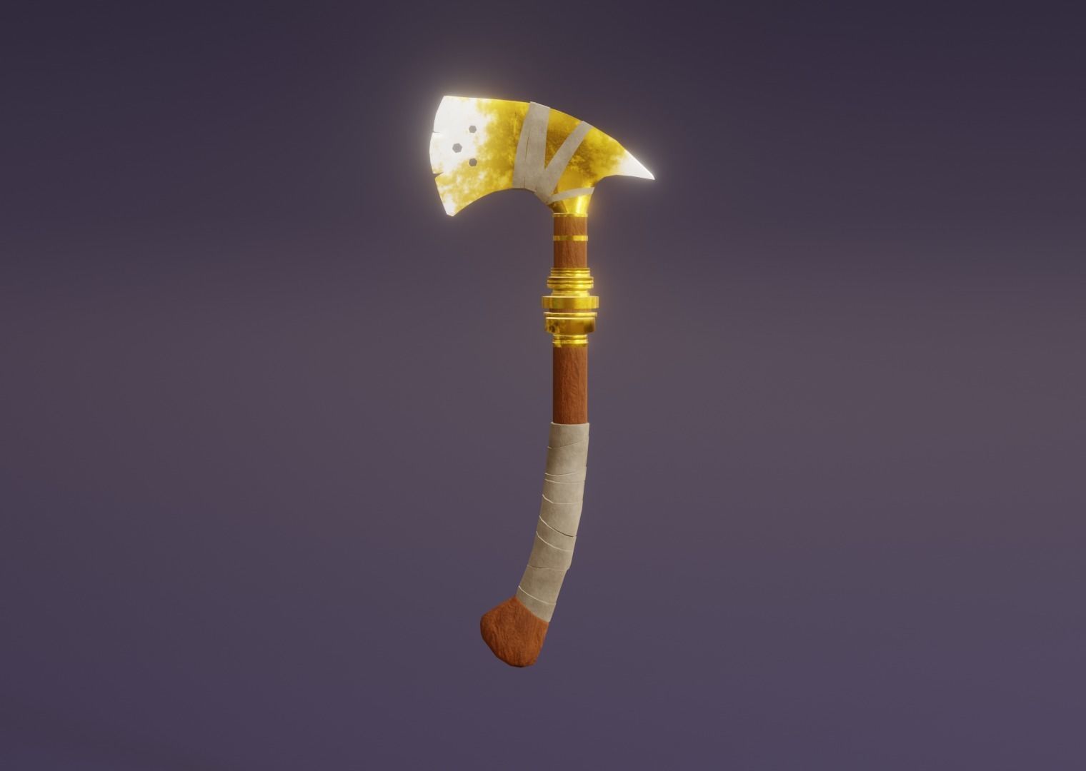 3D model Light Axe - Holy Axe - Model 01 VR / AR / low-poly | CGTrader