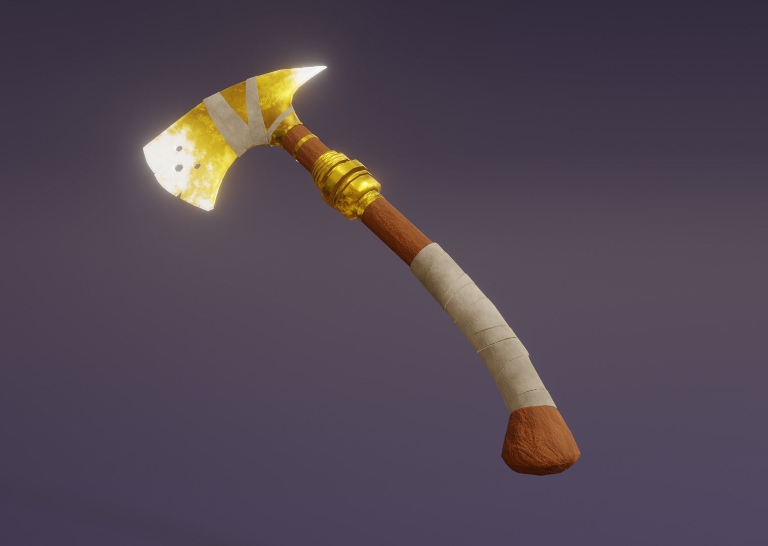 3D model Light Axe - Holy Axe - Model 01 VR / AR / low-poly | CGTrader