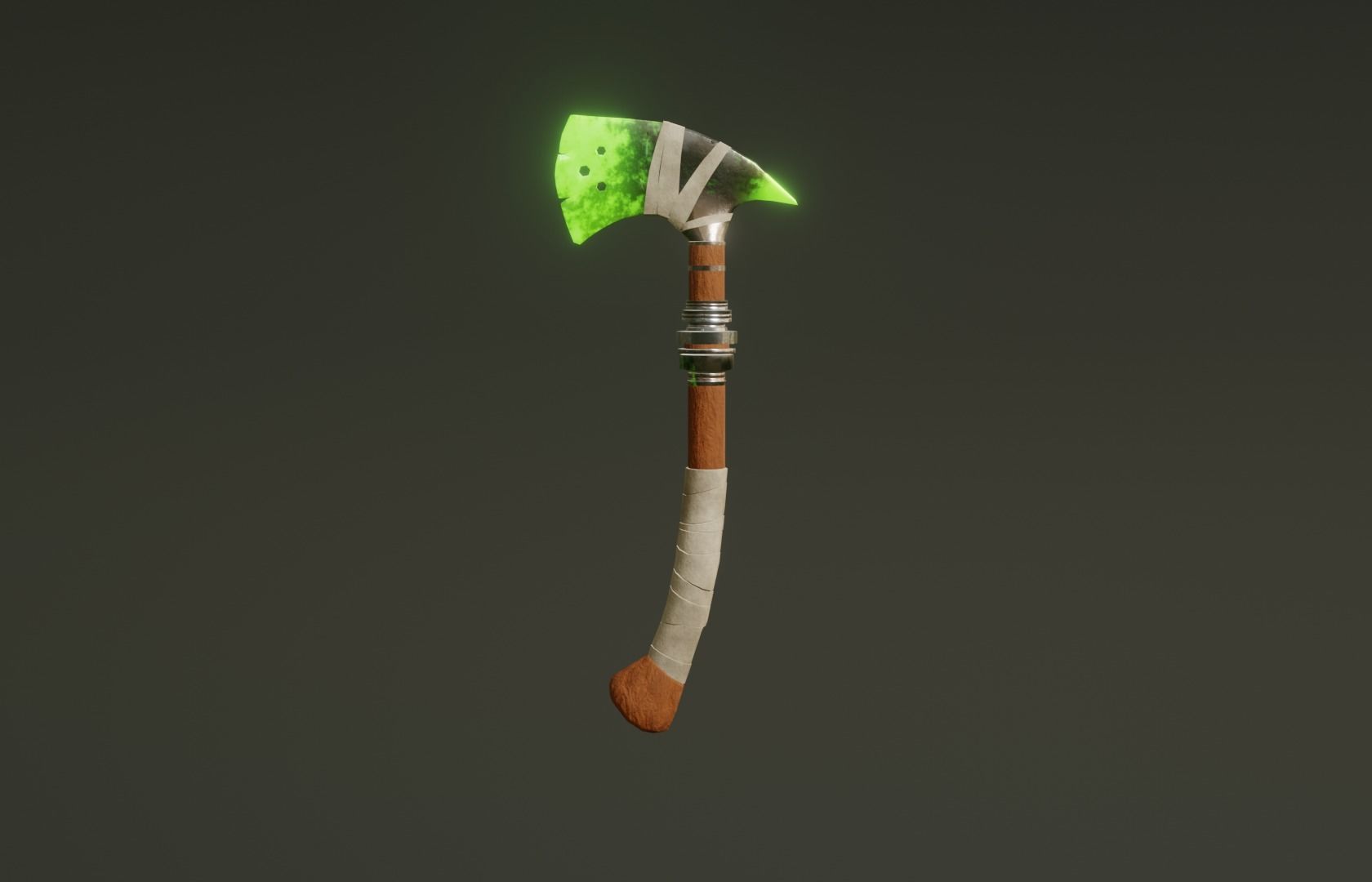 3D model Poison Axe - Elemental Axe - Model 01 VR / AR / low-poly ...