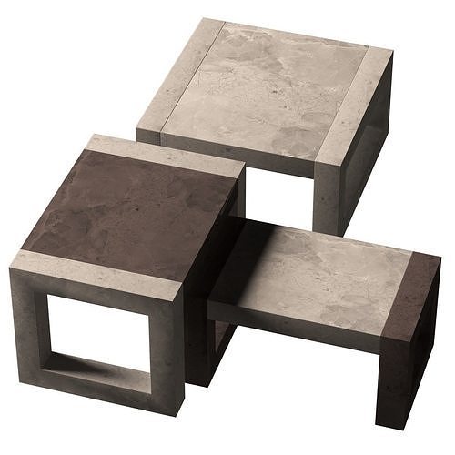 Rock table 018 3D model | CGTrader