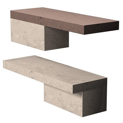 Rock table 016 3D model | CGTrader