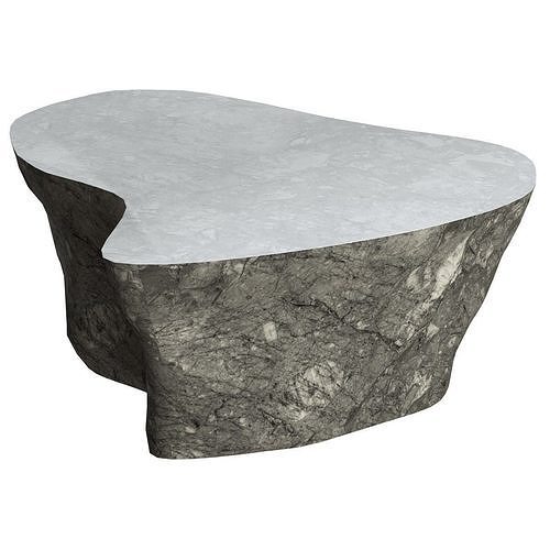 Rock table 014 3D model | CGTrader