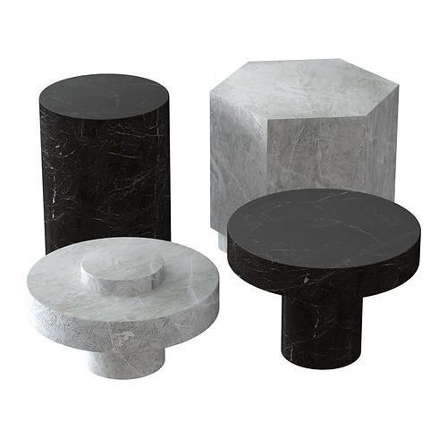 Rock table 006 3D model | CGTrader