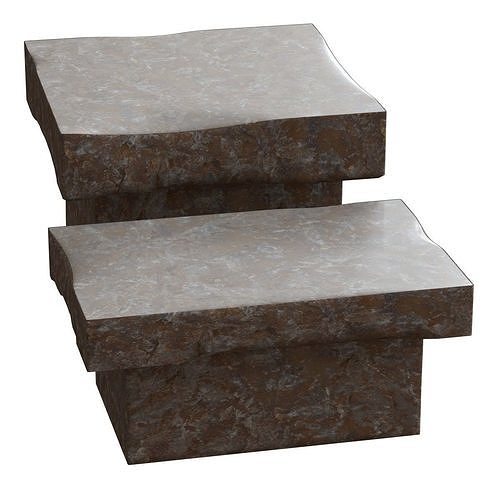 Rock table 029 3D model | CGTrader