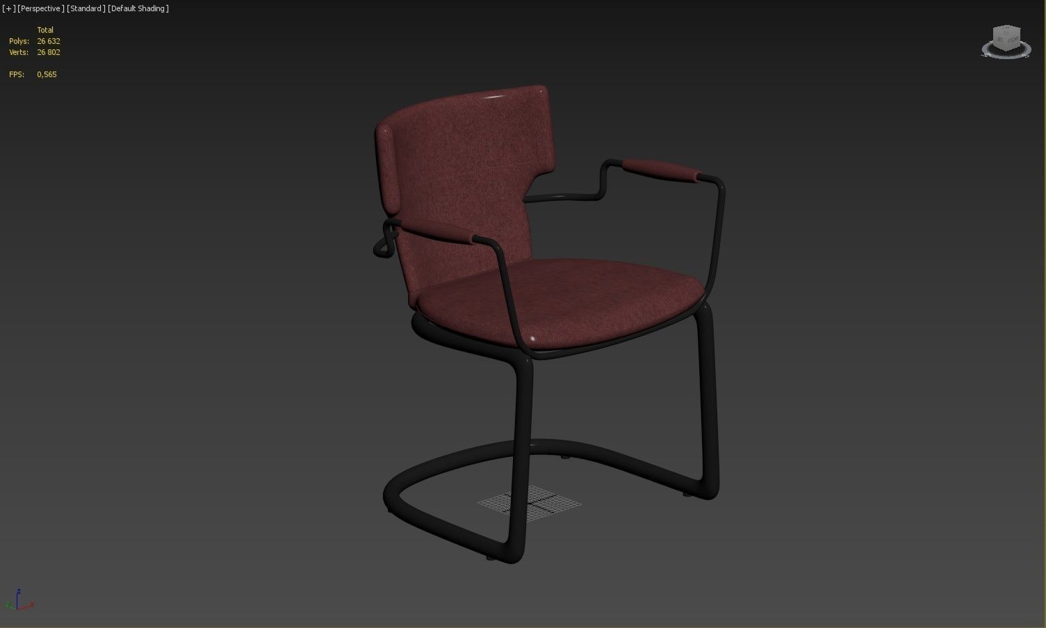 3D model Amy chair VR / AR / low-poly | CGTrader