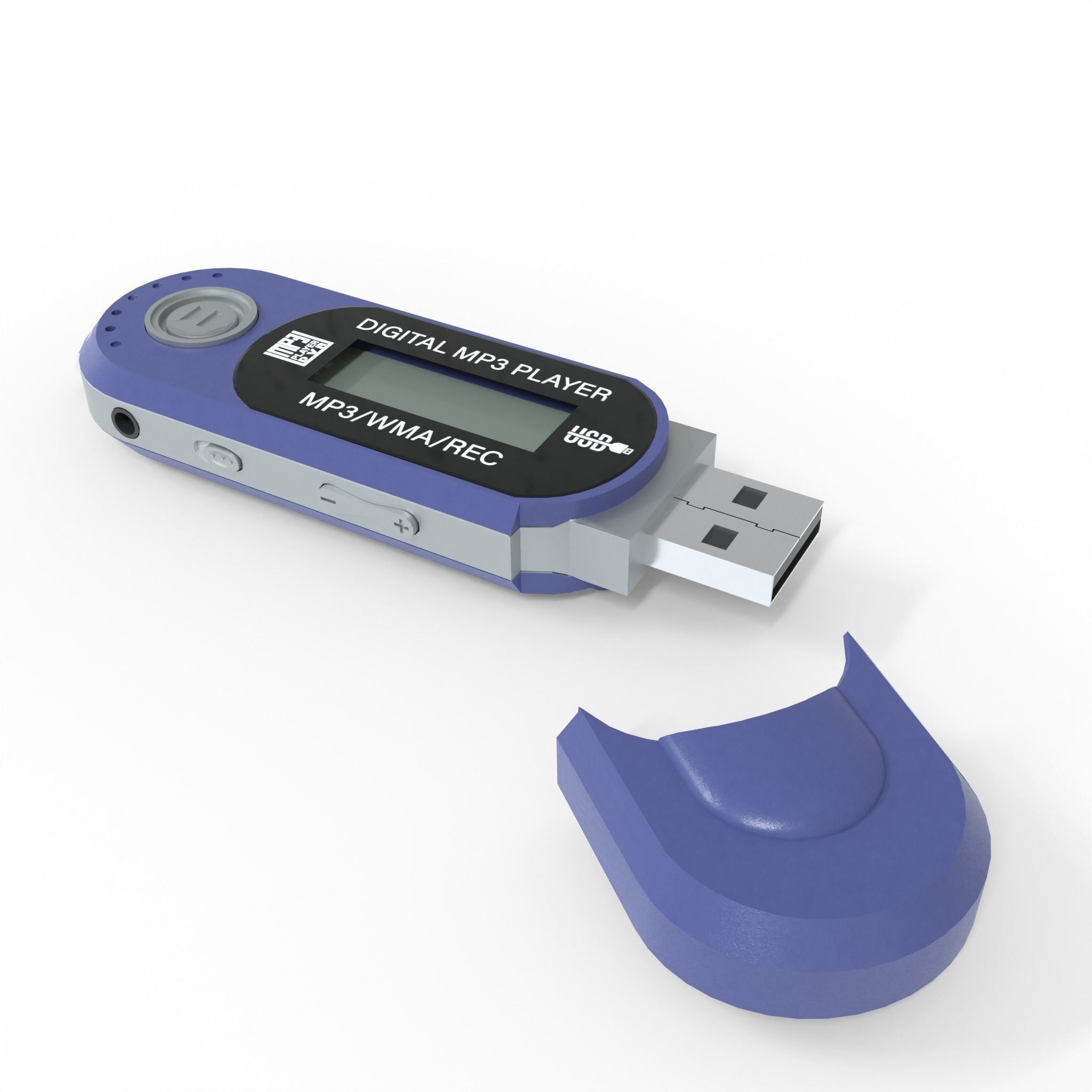 3D model Digital MP3 Player USB VR / AR / low-poly | CGTrader