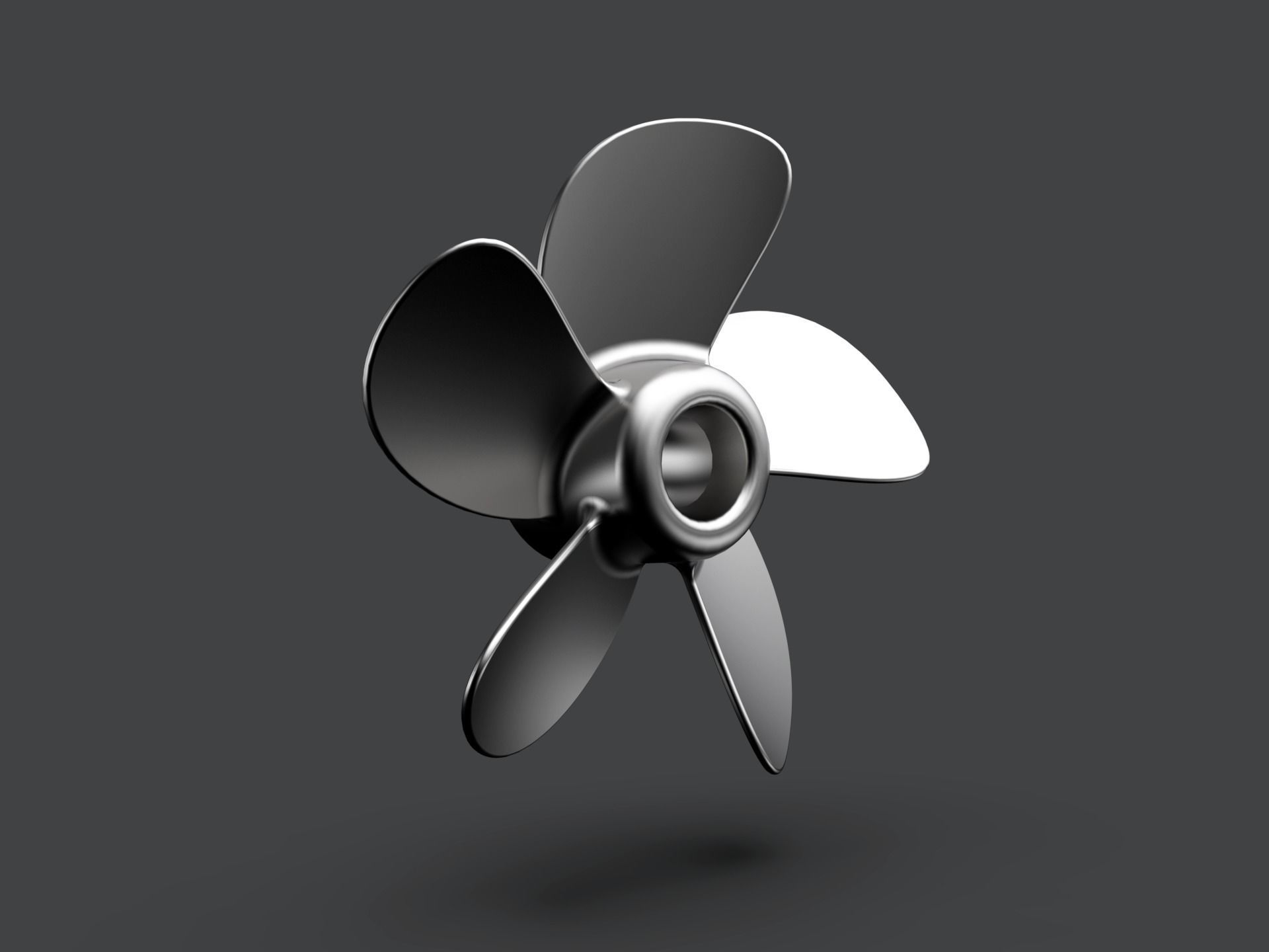 5 Blade Propeller 3D model | CGTrader
