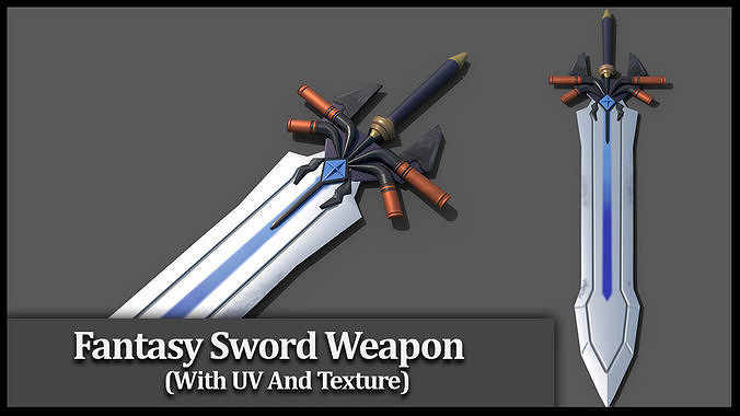 Fantasy Sword Weapon free VR / AR / low-poly 3D model | CGTrader