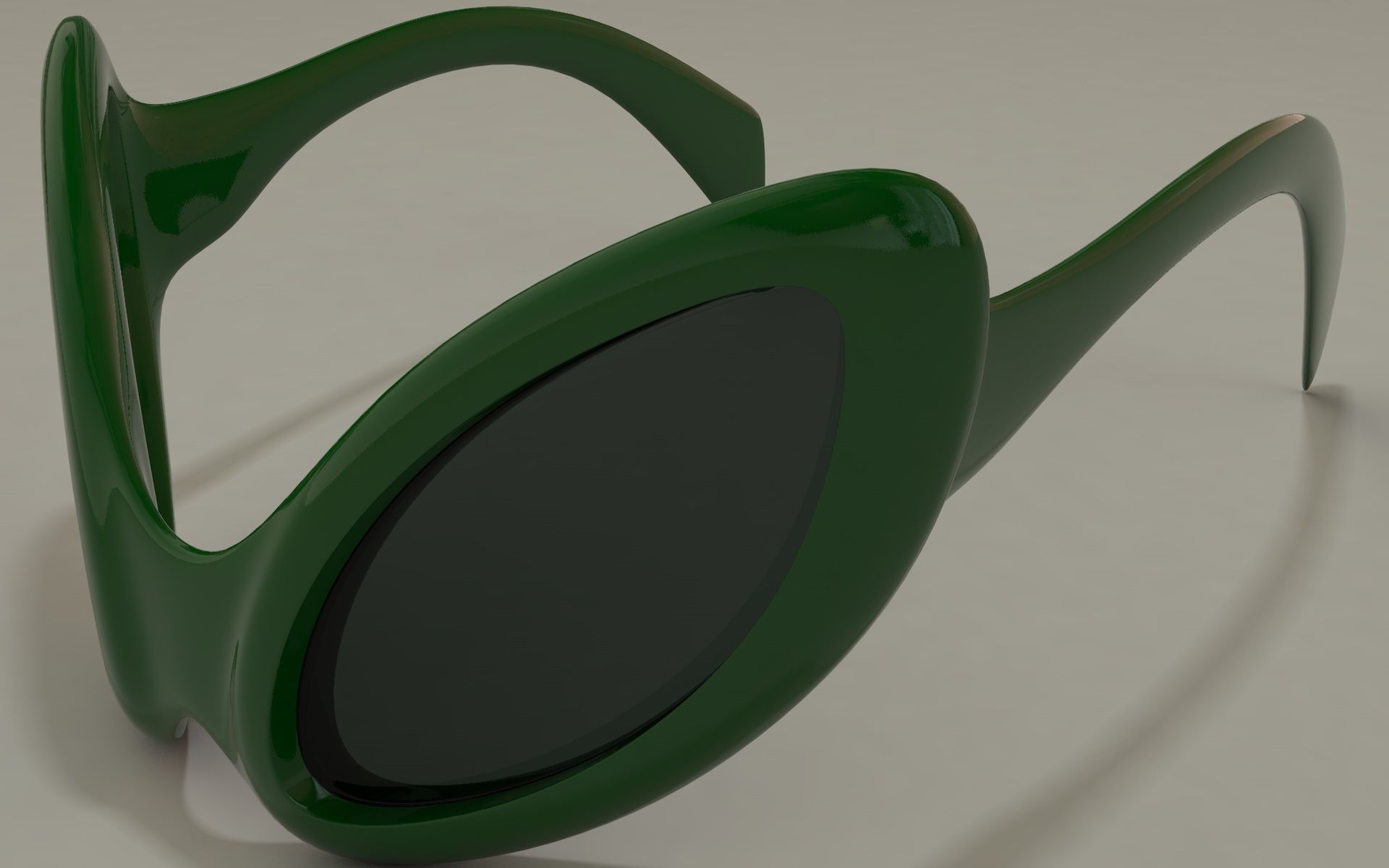 Alien Glasses 3D model 3D printable | CGTrader