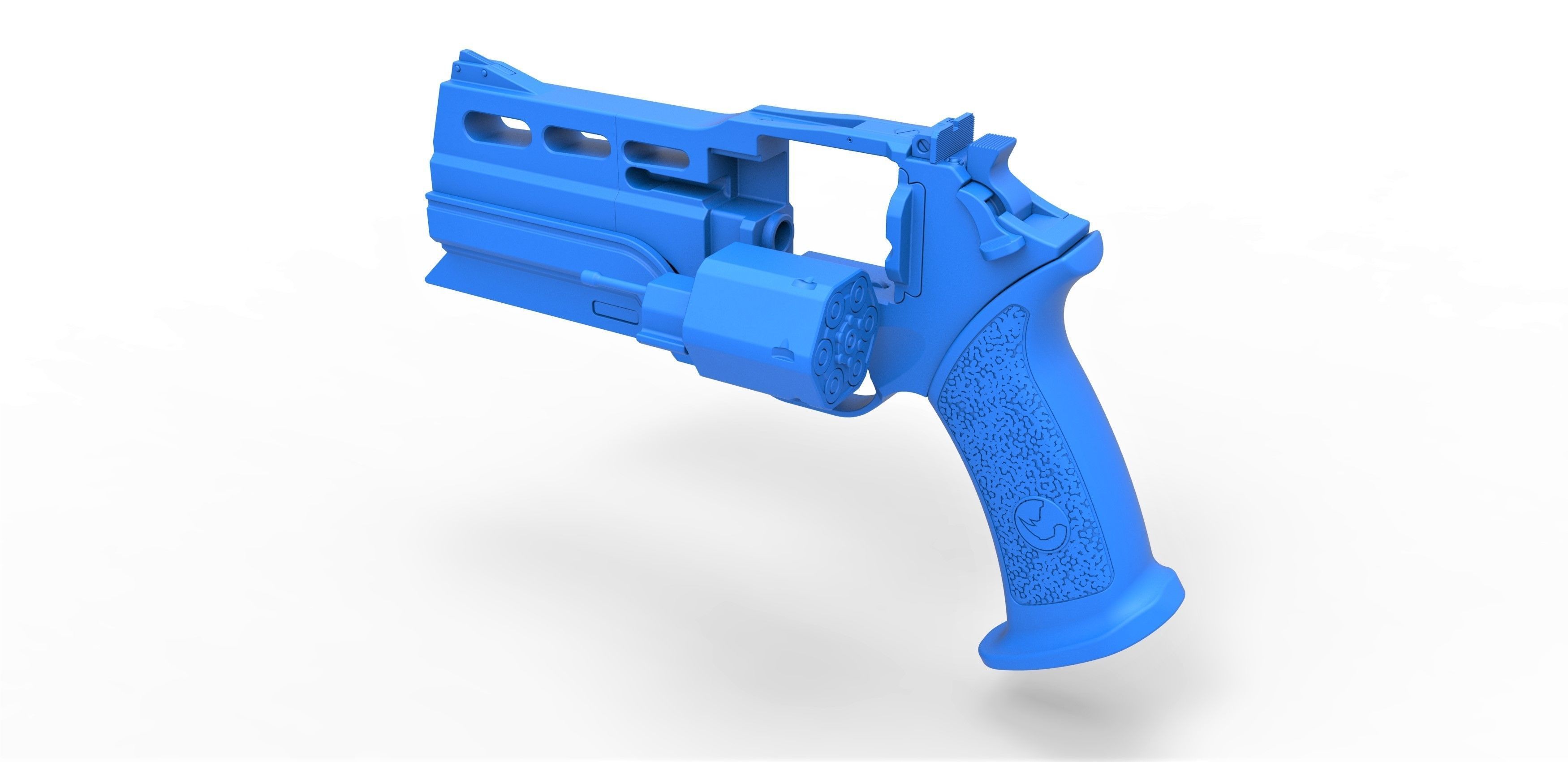 Revolver from the movie Total Recall 2012 3D model | CGTrader