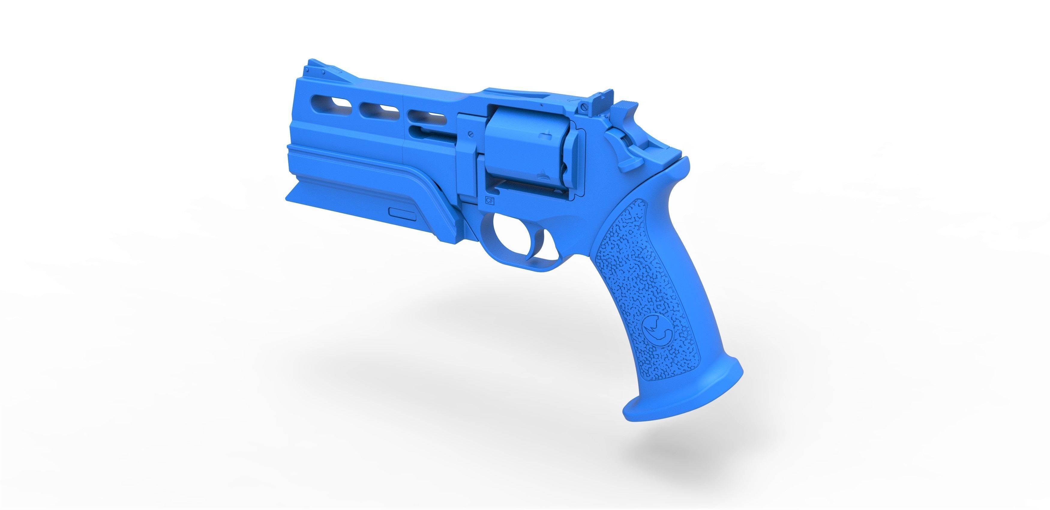 Revolver from the movie Total Recall 2012 3D model | CGTrader