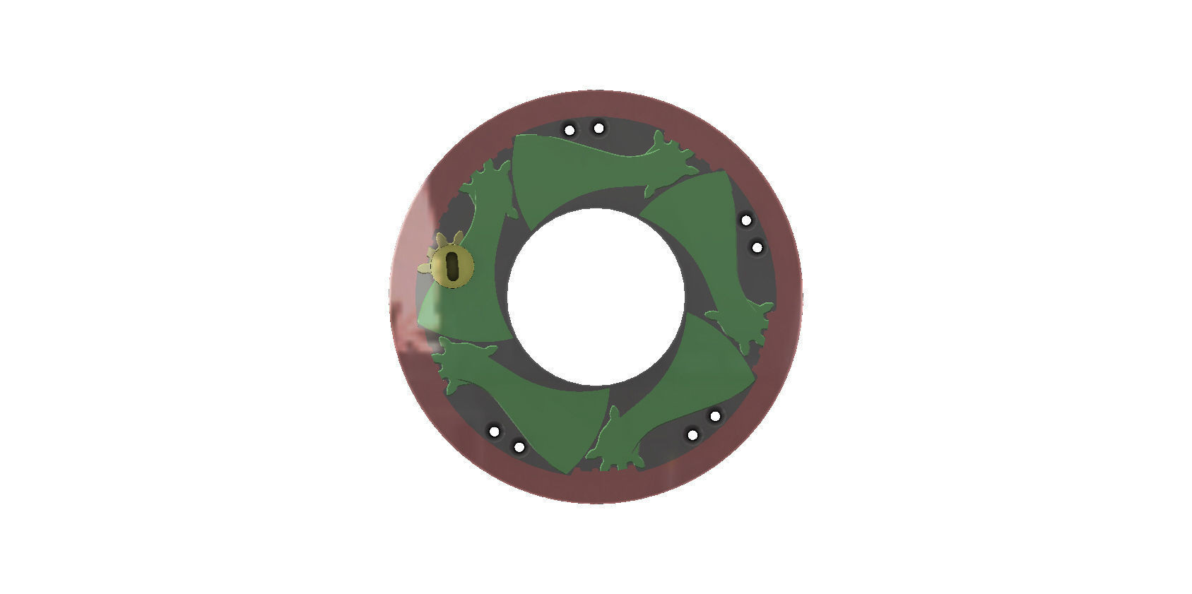 3DP5BLROD30A 3D printable Mechanical Iris shutter diaphragm diy 3D ...