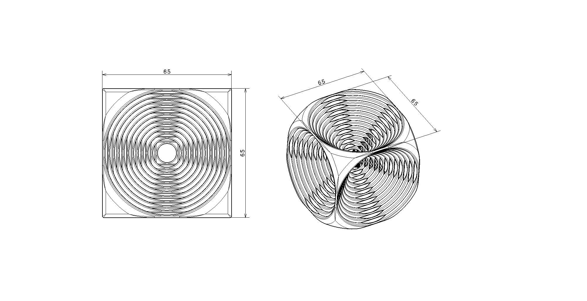 Cubic for 3D Print 3D model 3D printable | CGTrader