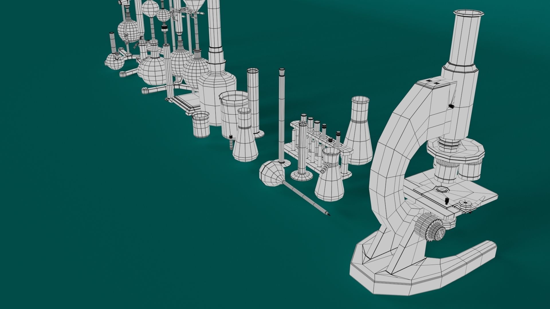 3D model Lab Equipment VR / AR / low-poly | CGTrader