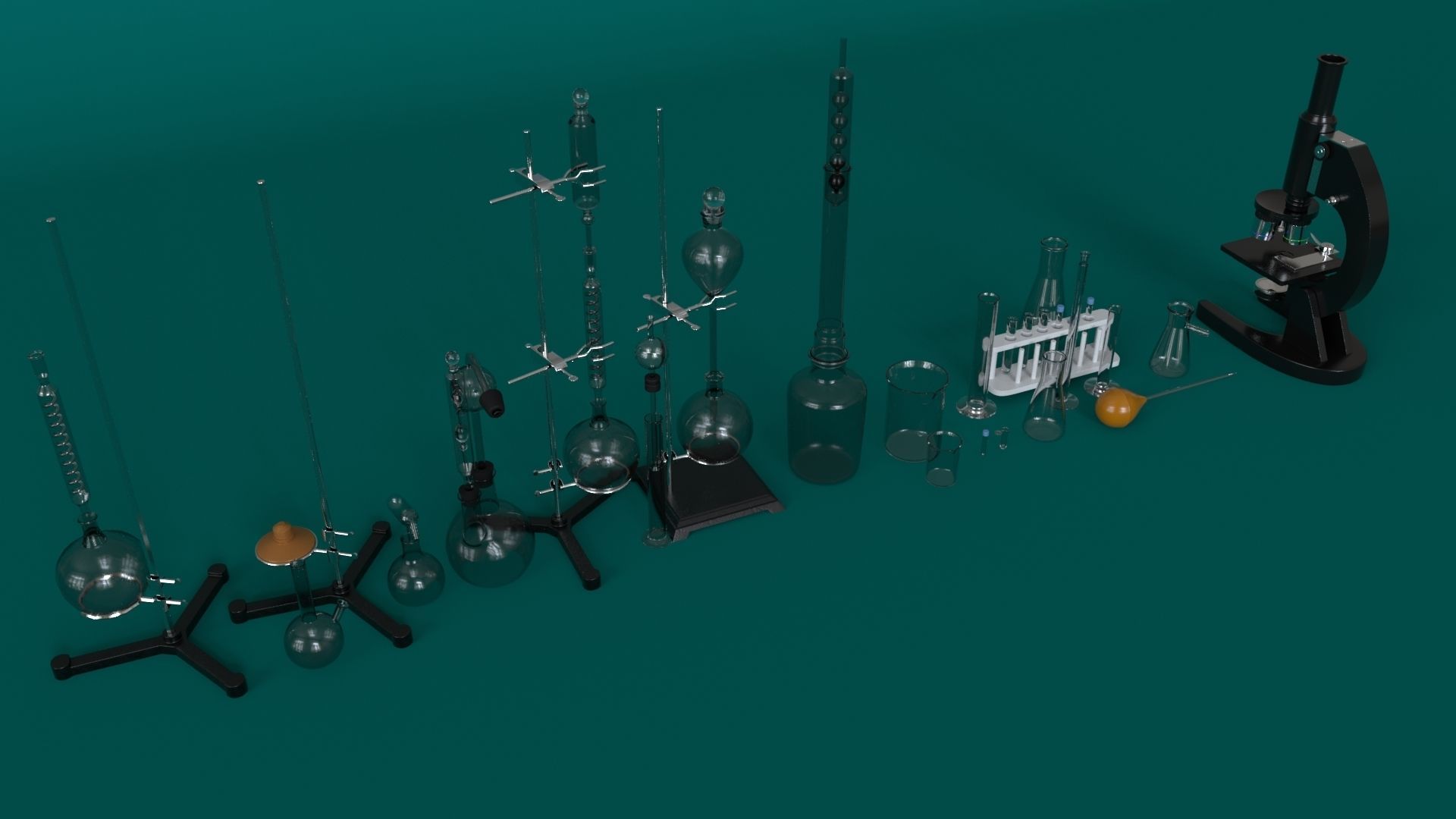 3D model Lab Equipment VR / AR / low-poly | CGTrader