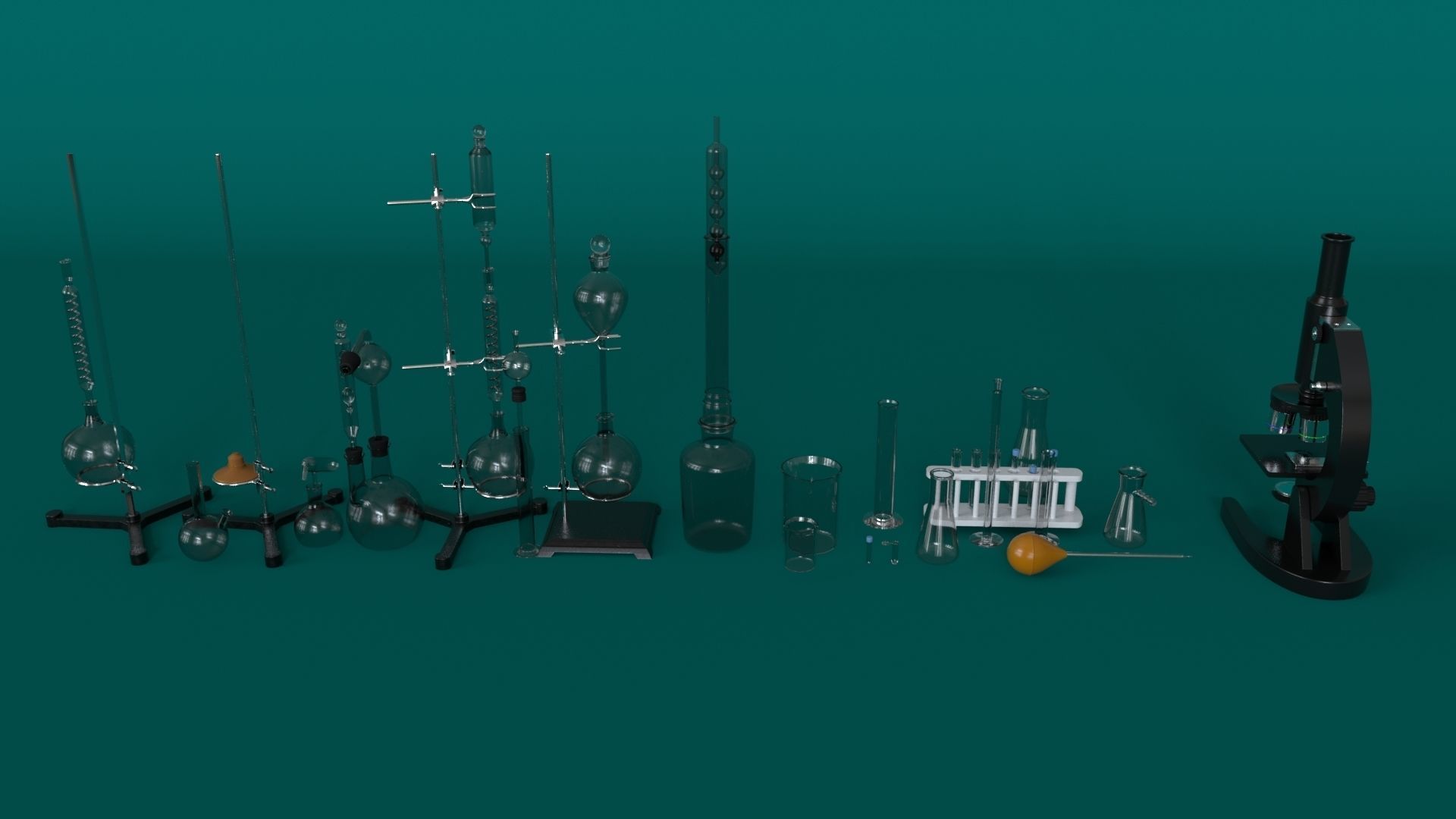 3D model Lab Equipment VR / AR / low-poly | CGTrader