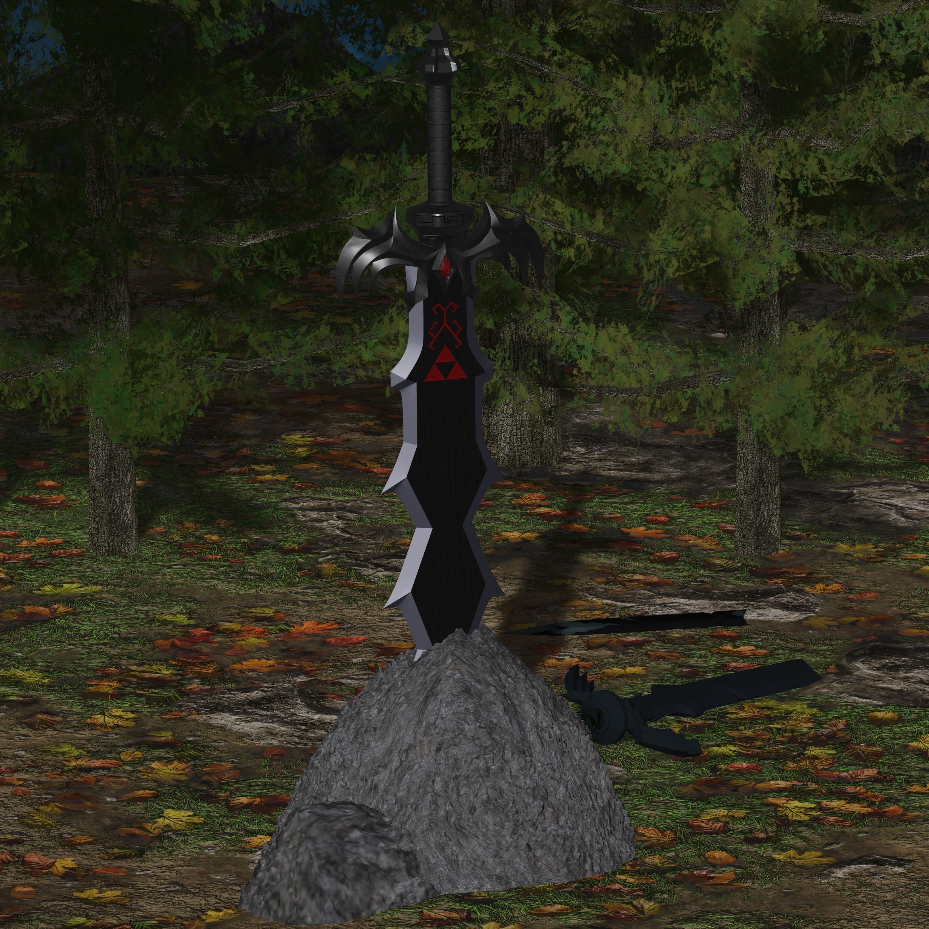 Demises sword 3D model 3D printable | CGTrader