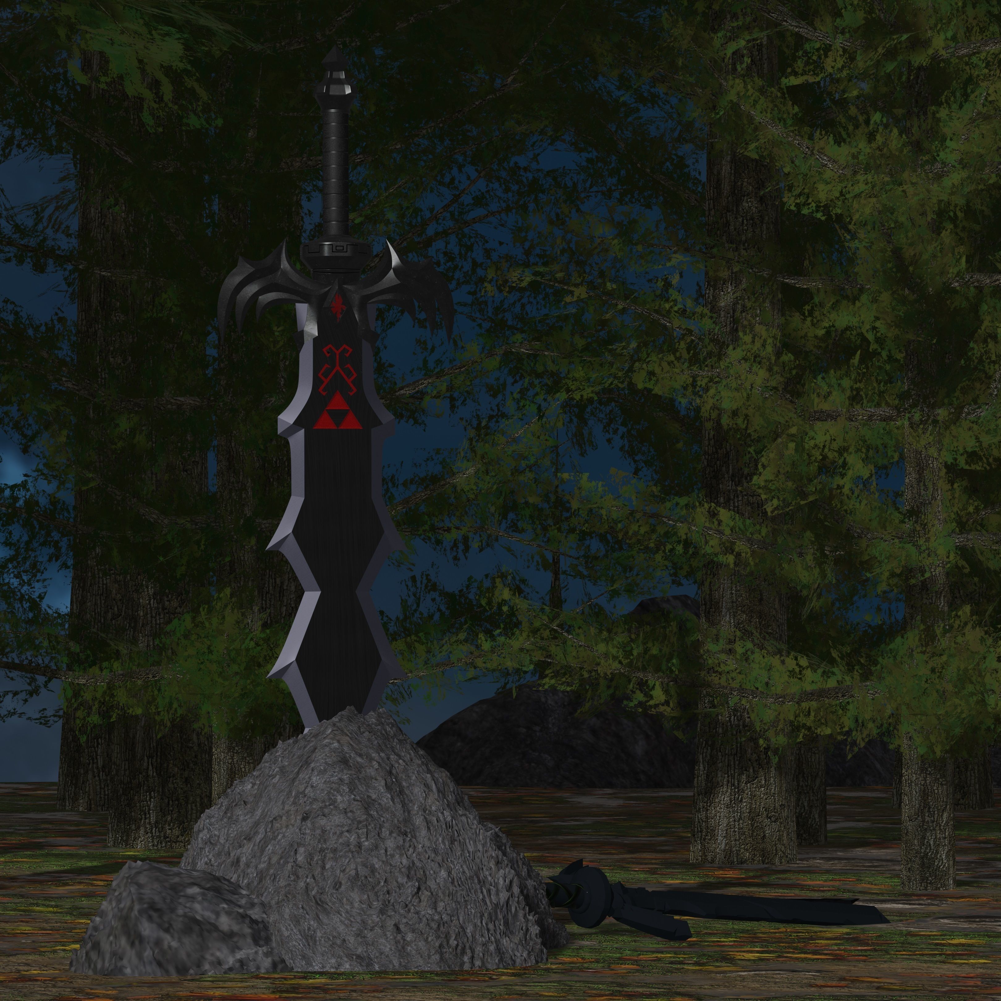 Demises sword 3D model 3D printable | CGTrader