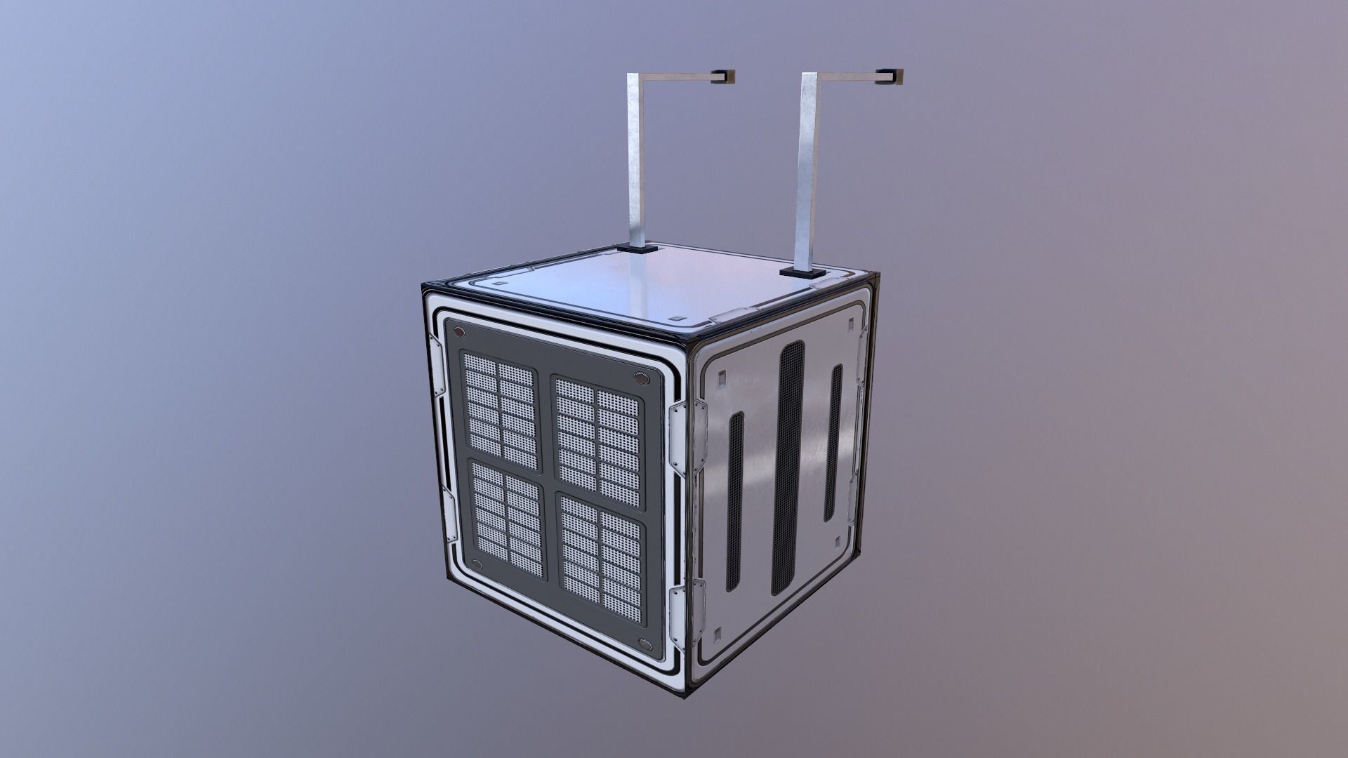 Sci-Fi Panel free VR / AR / low-poly 3D model | CGTrader