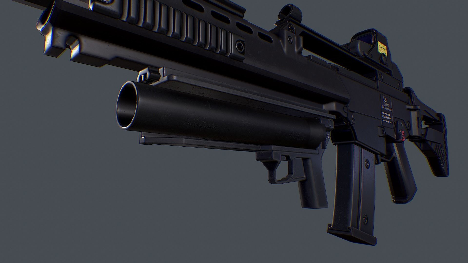 3D model G36A3 Modification Pack VR / AR / low-poly | CGTrader