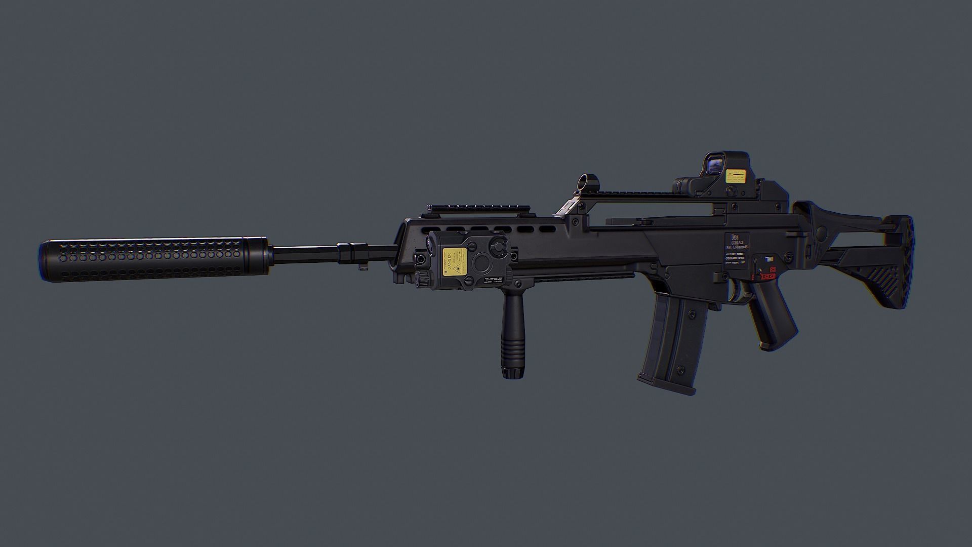 3D model G36A3 Modification Pack VR / AR / low-poly | CGTrader