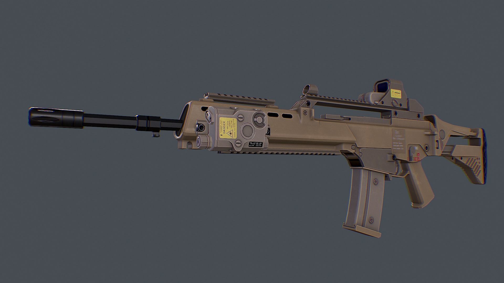 3D model G36A3 Modification Pack VR / AR / low-poly | CGTrader
