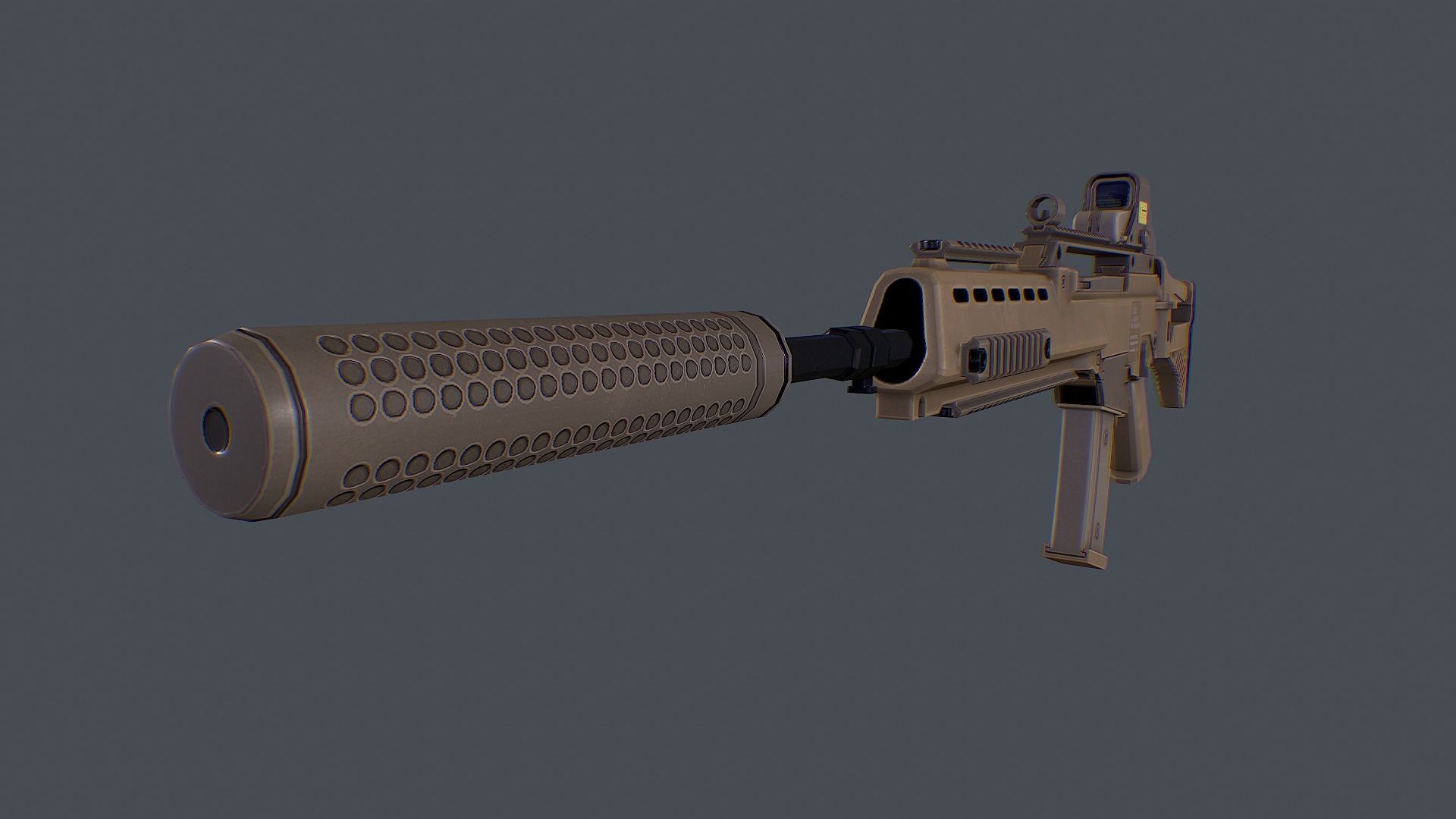3D model G36A3 Modification Pack VR / AR / low-poly | CGTrader