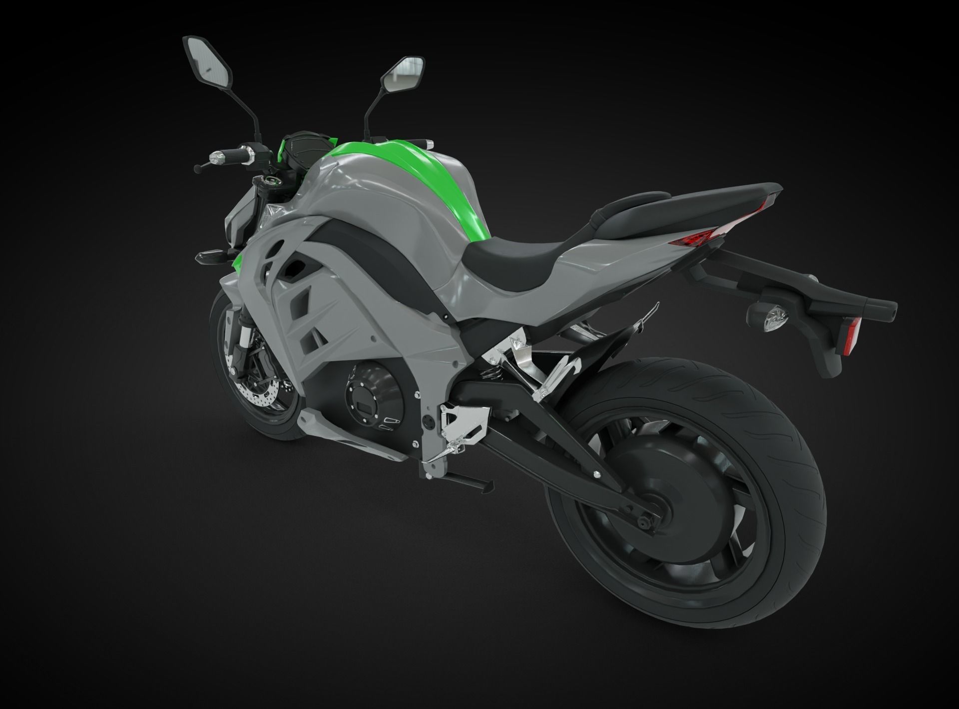 Kawasaki Z1000 3D model | CGTrader