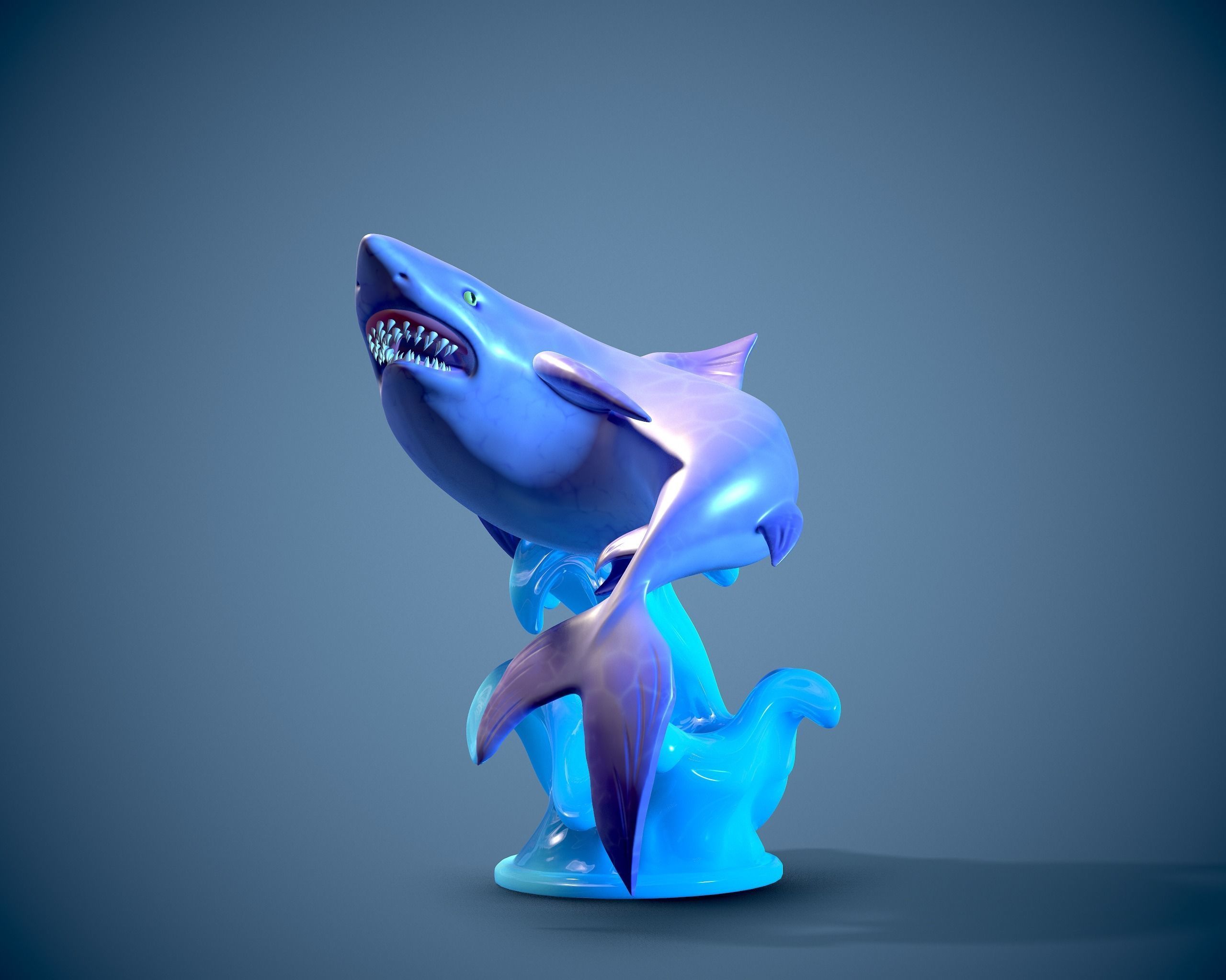 PRINTREADY SHARK 3D model 3D printable | CGTrader