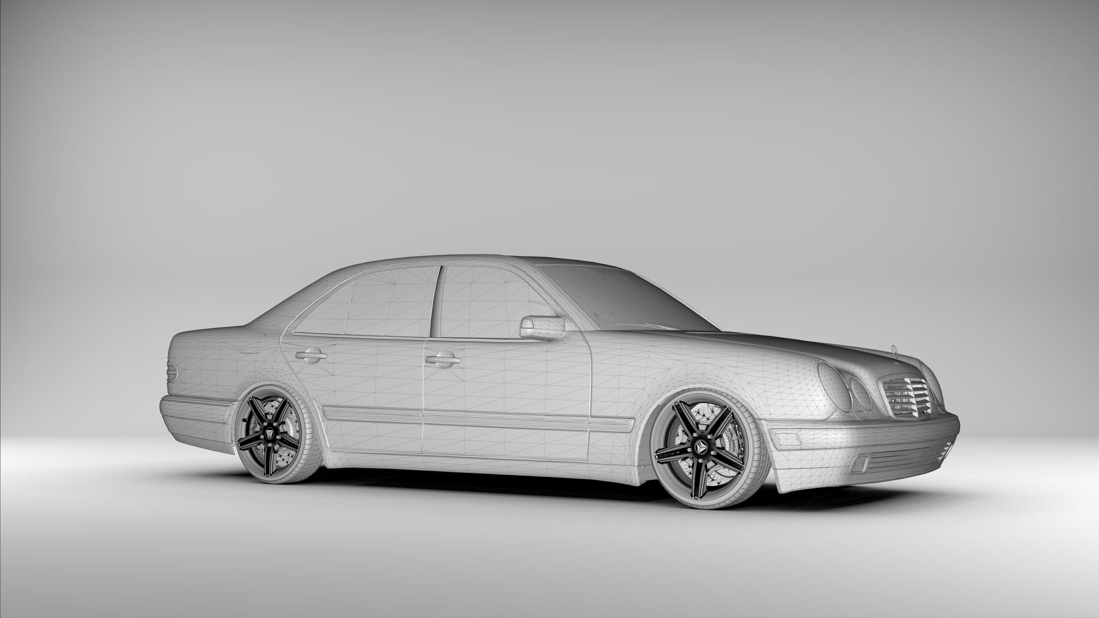 MERCEDES BENZ E - CLASS W210 SEDAN 3D model | CGTrader