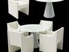 Mitchel Gold and Bob Williams Addie Table and Edie Chair 3D model ...