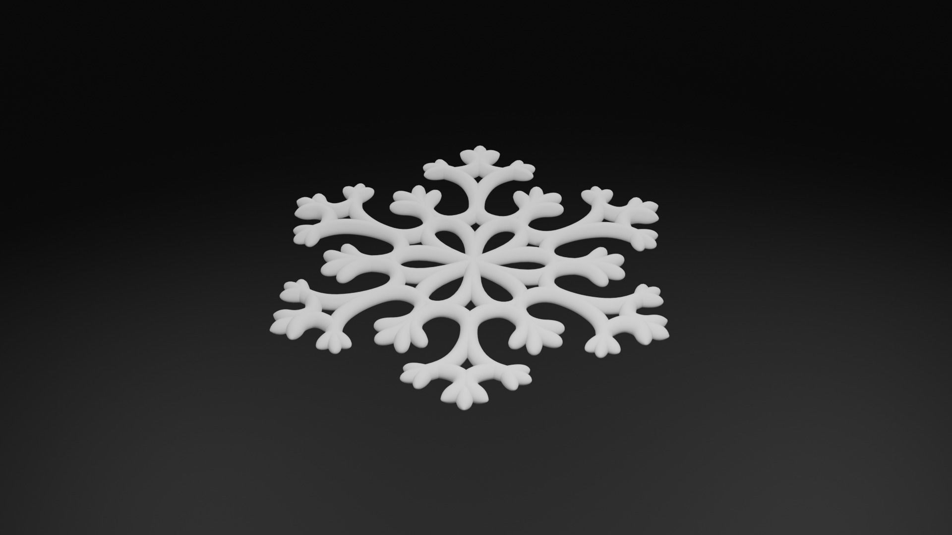 SNOWFLAKE free 3D model 3D printable | CGTrader