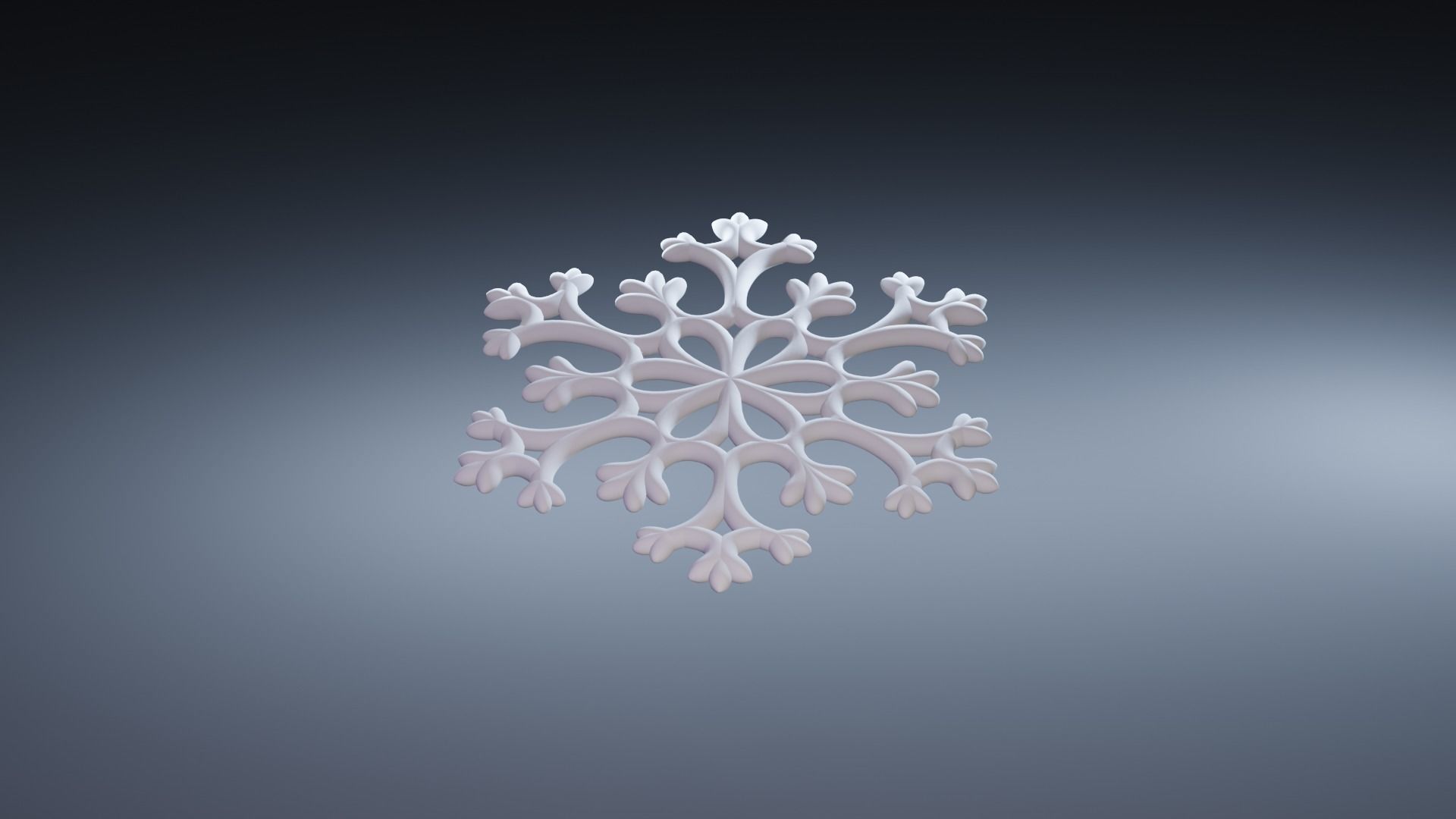 SNOWFLAKE free 3D model 3D printable | CGTrader