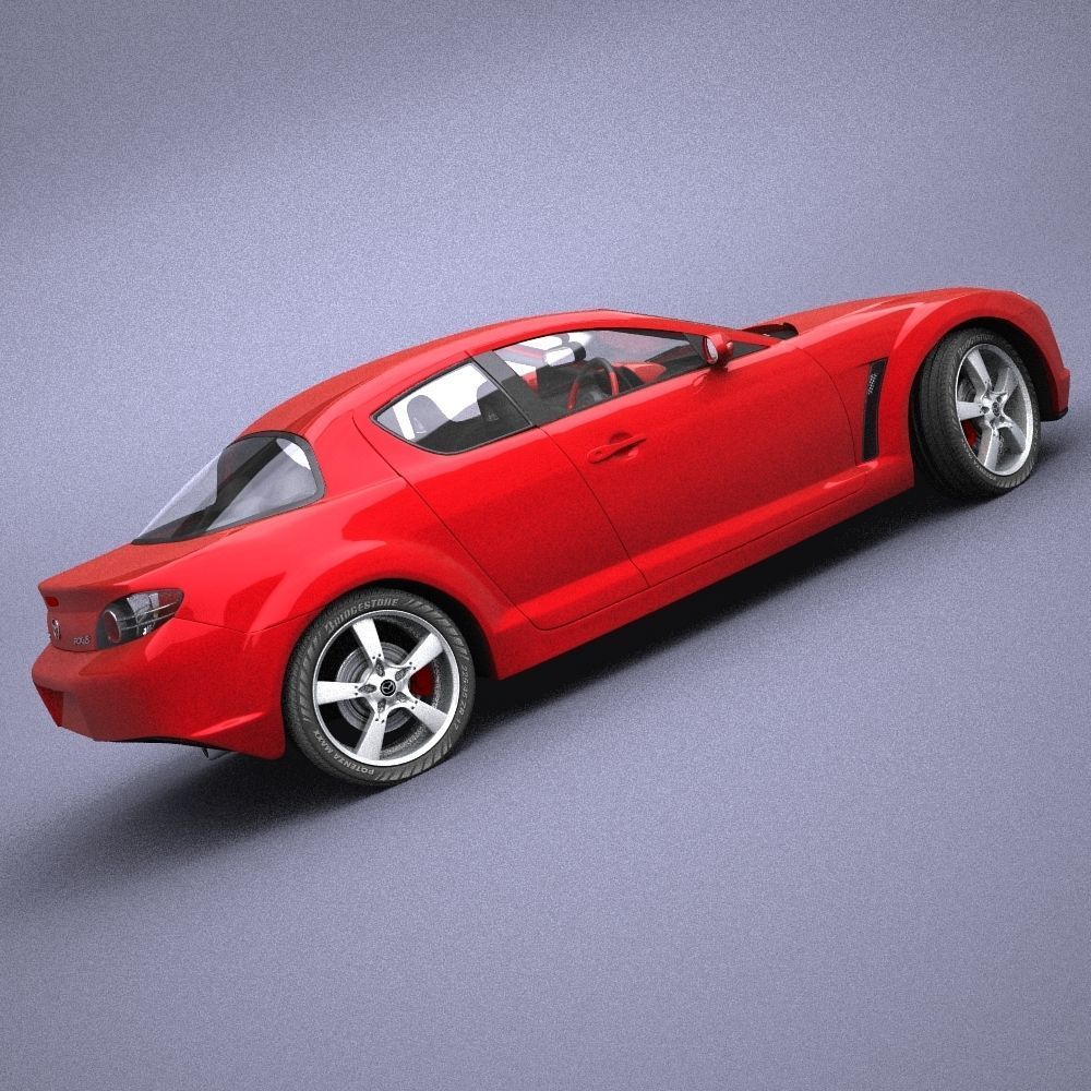 Mazda RX8 model in Lightwave 3D 3D model | CGTrader