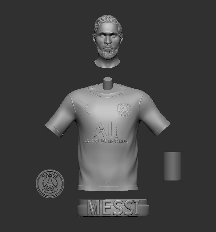 Messi 3D Printable 1 3D model 3D printable | CGTrader